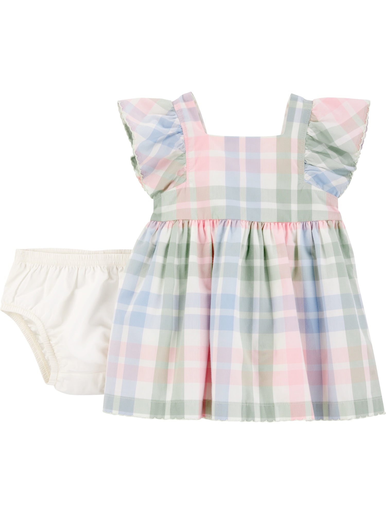 Carter's Child of Mine Baby Girl Dress, 2-Piece, Sizes 0/3-24 Months - Walmart.com