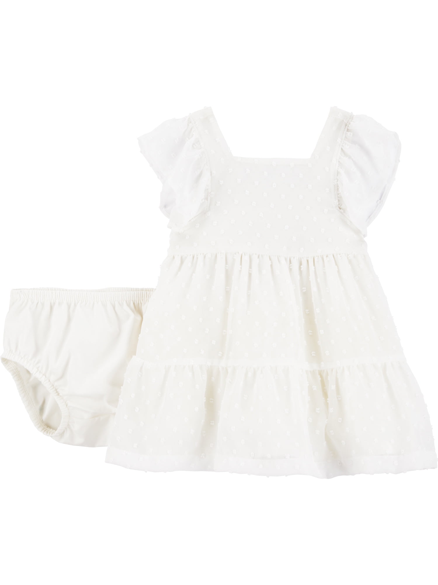 Carter's Child of Mine Baby Girl Sleeveless Dress Set, 2-Piece, Sizes 0 ...