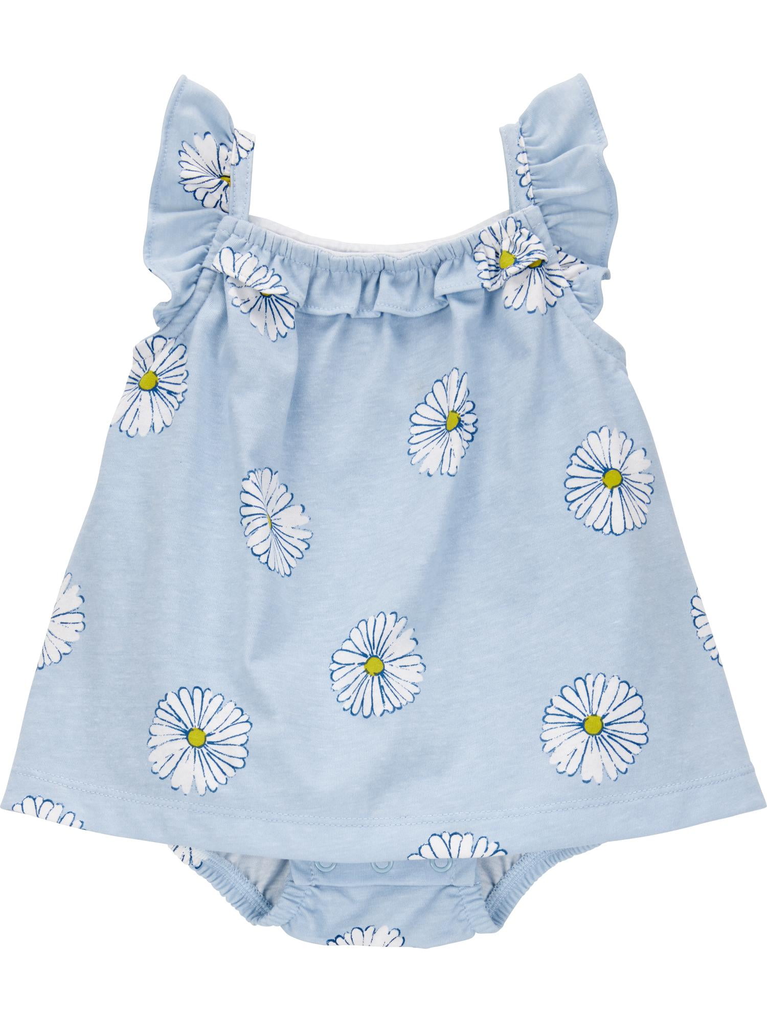 Carter's Child of Mine Baby Girl Dress, One-Piece, Sizes 0/3-24 Months - Walmart.com