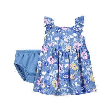 Carter's Child of Mine Baby Girl Dress Set, 3-Piece, Sizes 0/3-24 Months - Walmart.com