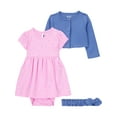 Carter's Child of Mine Baby Girl Dress Set, 3-Piece, Sizes Newborn-24 Months - Walmart.com