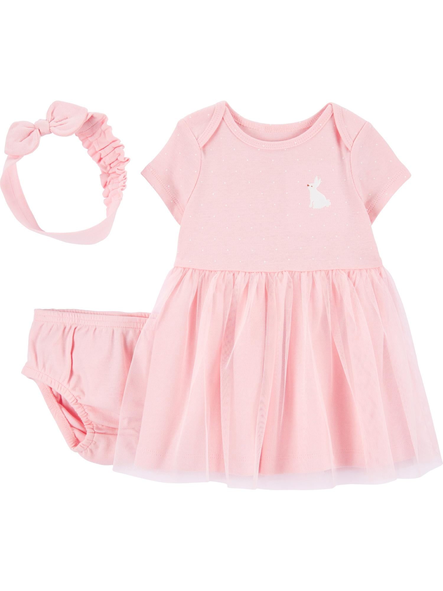 Carter's Child of Mine Baby Girl Easter Dress Set, 3-Piece, Sizes Preemie-12 Months - Walmart.com