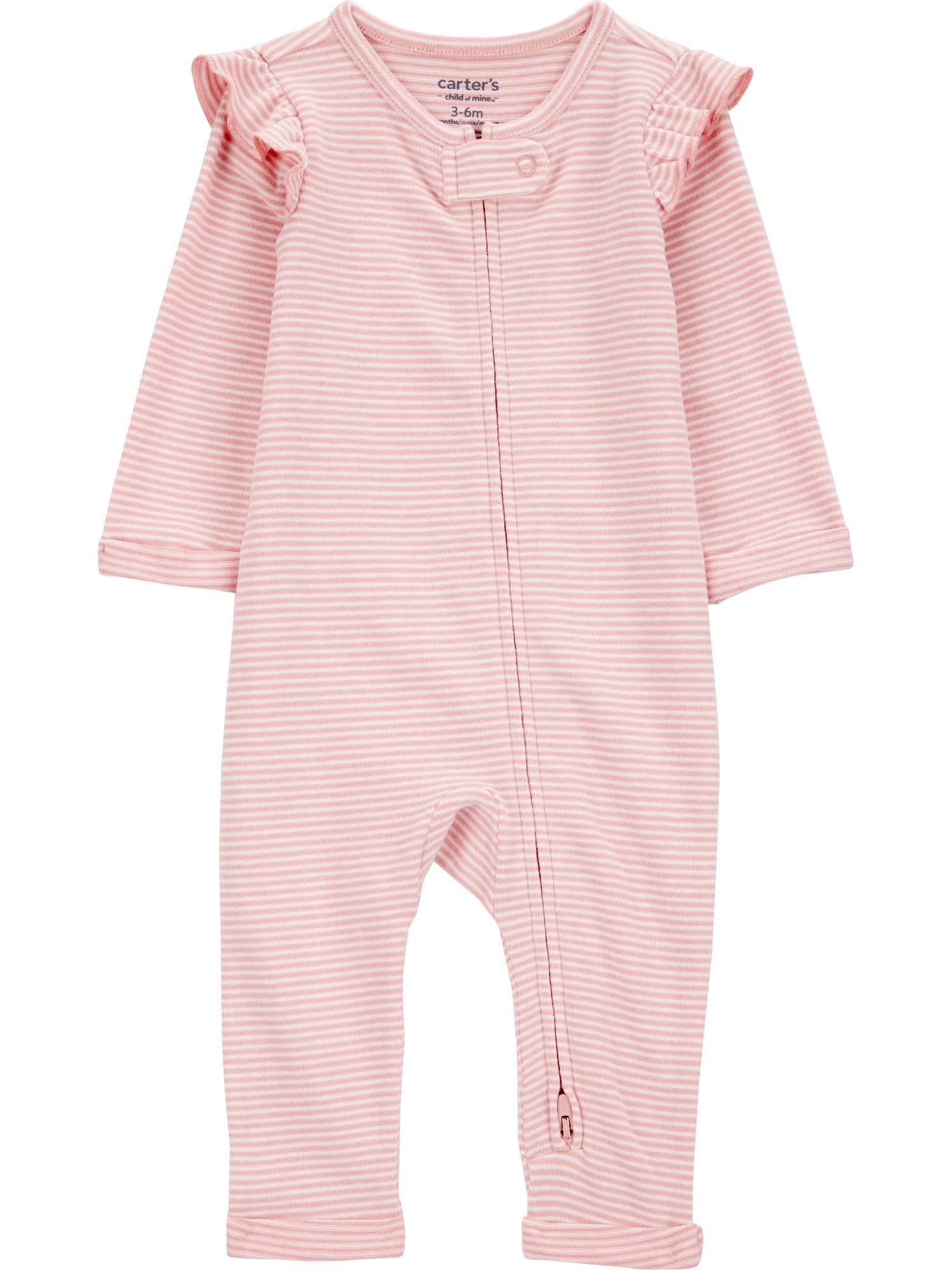 Carter's Child of Mine Baby Girl Jumpsuit, Sizes Newborn-6/9 Months ...