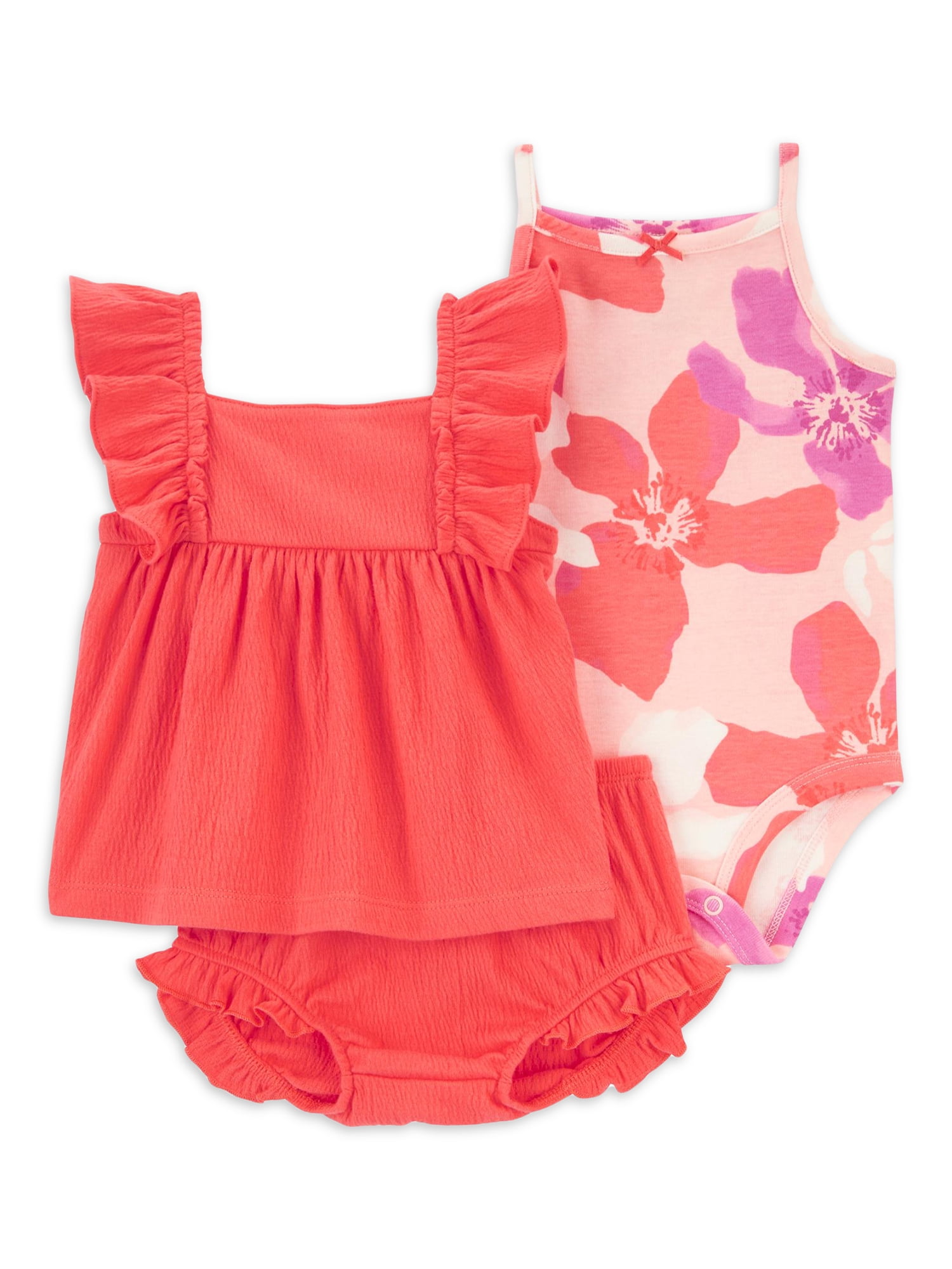 Carter's Child of Mine Baby Girl Outfit Set 3-Piece Sizes 0-24 Months ...
