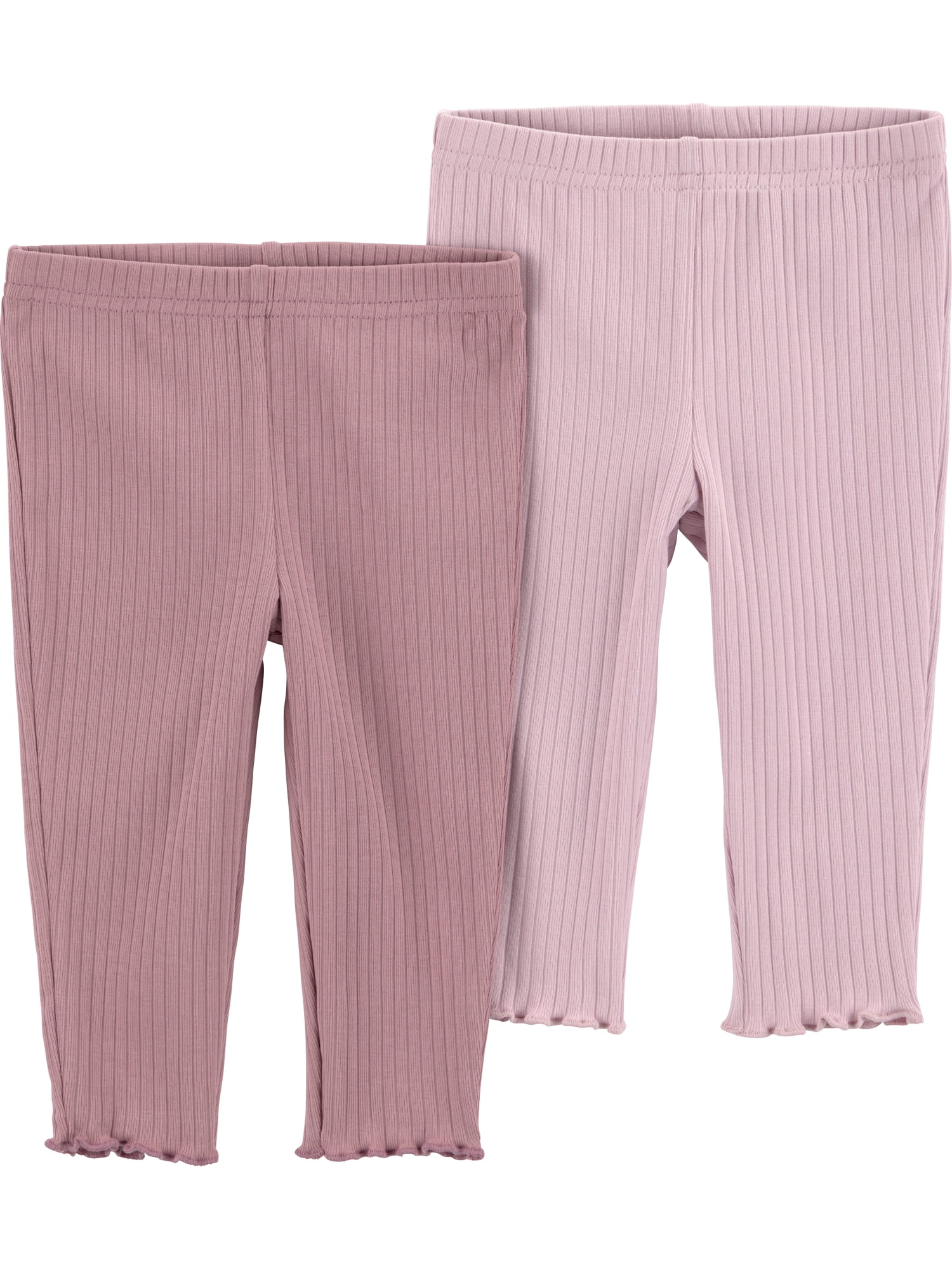 Carter's Child of Mine Baby Girl Pants, 2-Pack, Sizes Preemie-18 Months ...