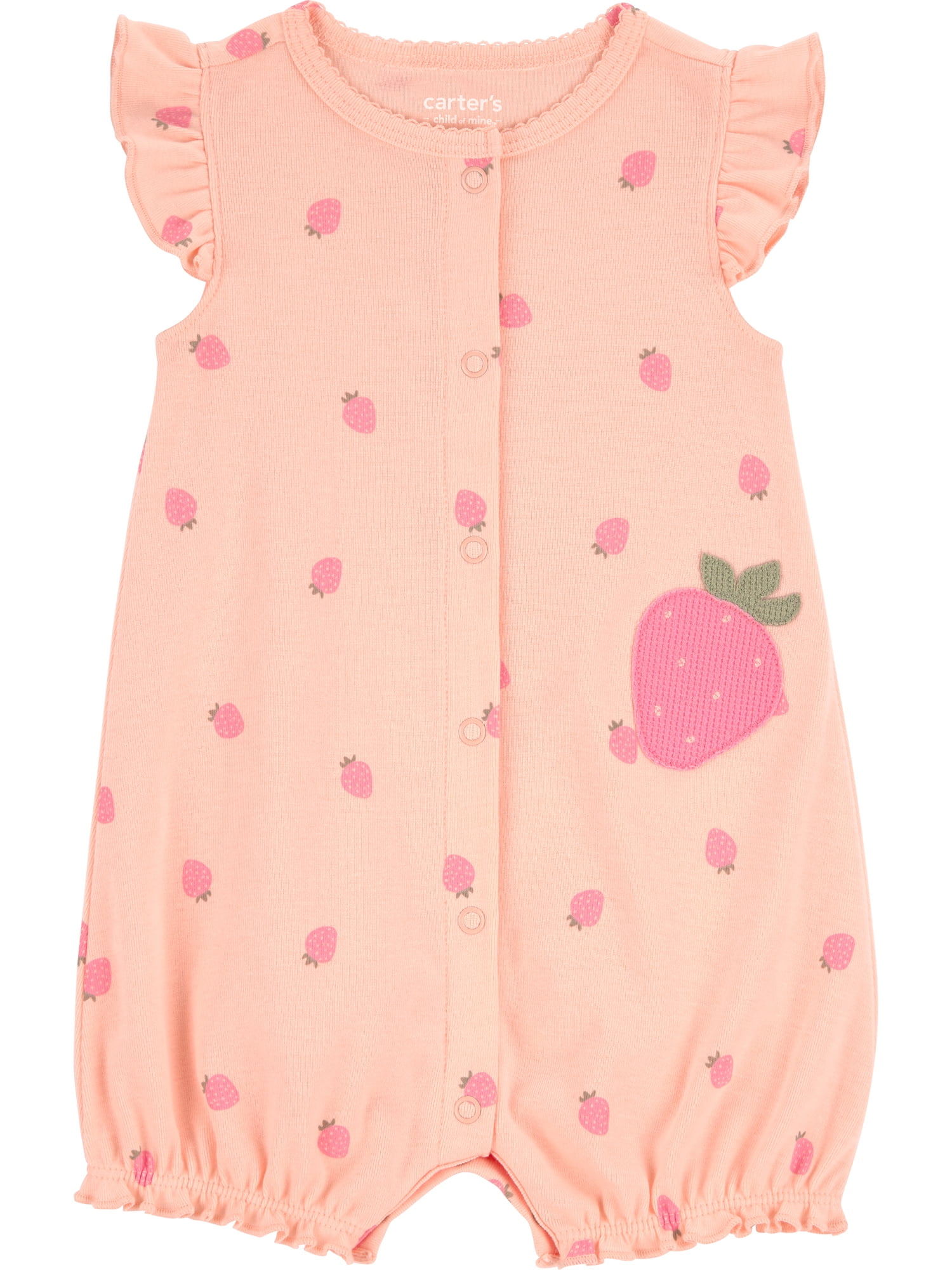 Carter's Child of Mine Baby Girl Romper, Sizes 0/3-24 Months - Walmart.com