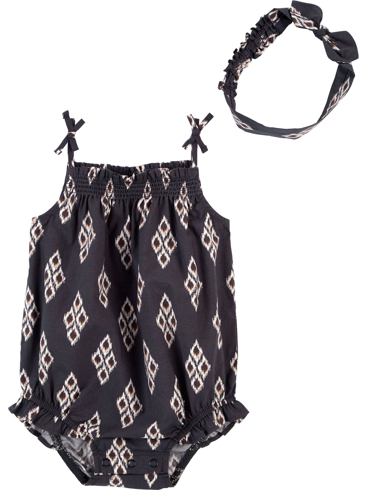 Carter's Child of Mine Baby Girl Romper and Headband, 2-Piece, Sizes 0/ ...