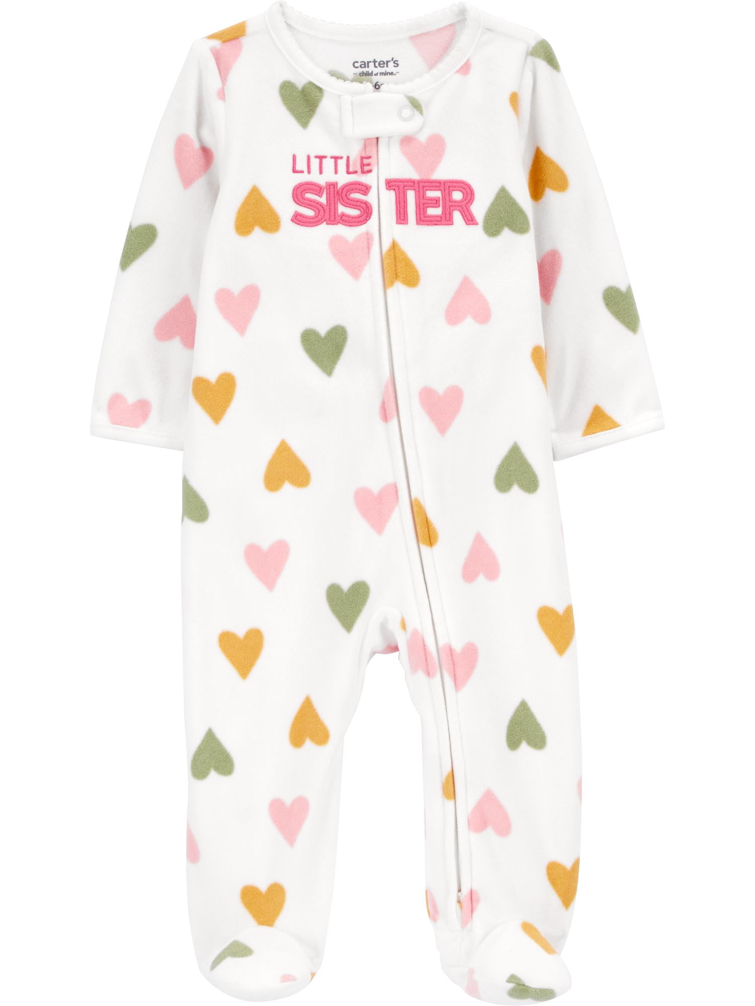 Carter's Child of Mine Baby Girl Sleep N Play, One-Piece, Sizes Preemie ...