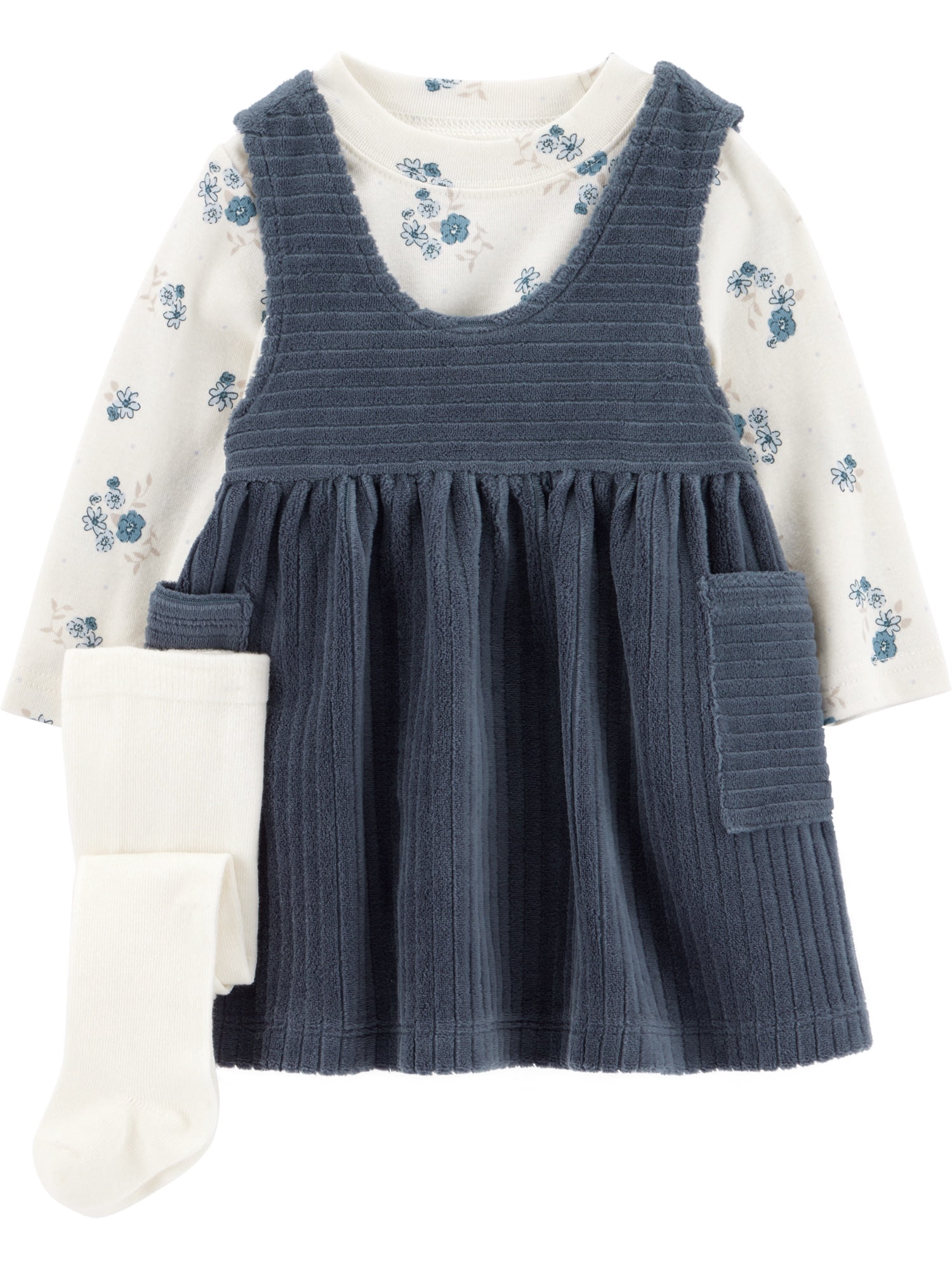 Carter's Child of Mine Baby Girl and Toddler Dress Set, 3-Piece, Sizes ...