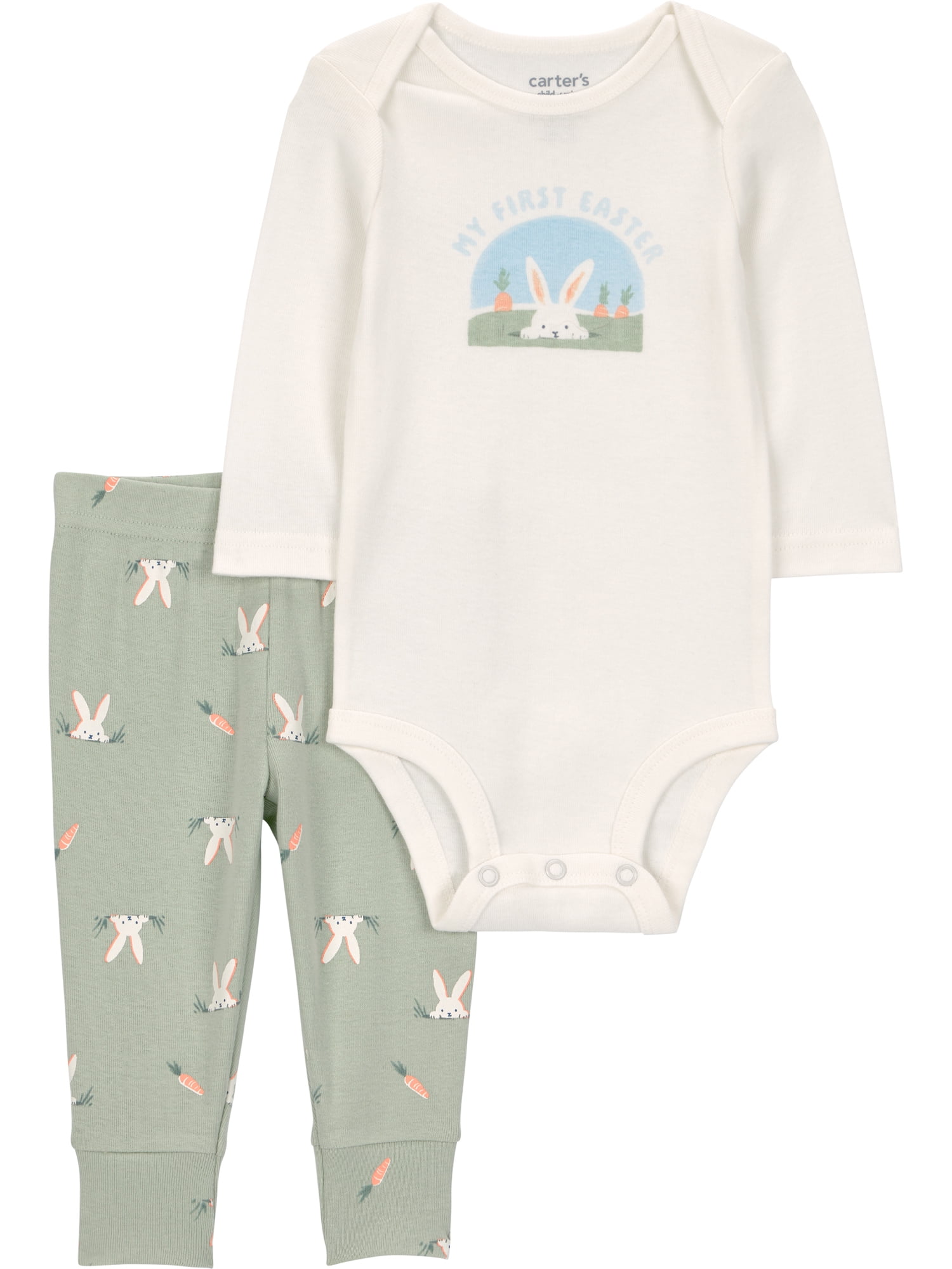 Carter's Child of Mine Baby Outfit Set, 2-Piece, Sizes Preemie-6/9 ...