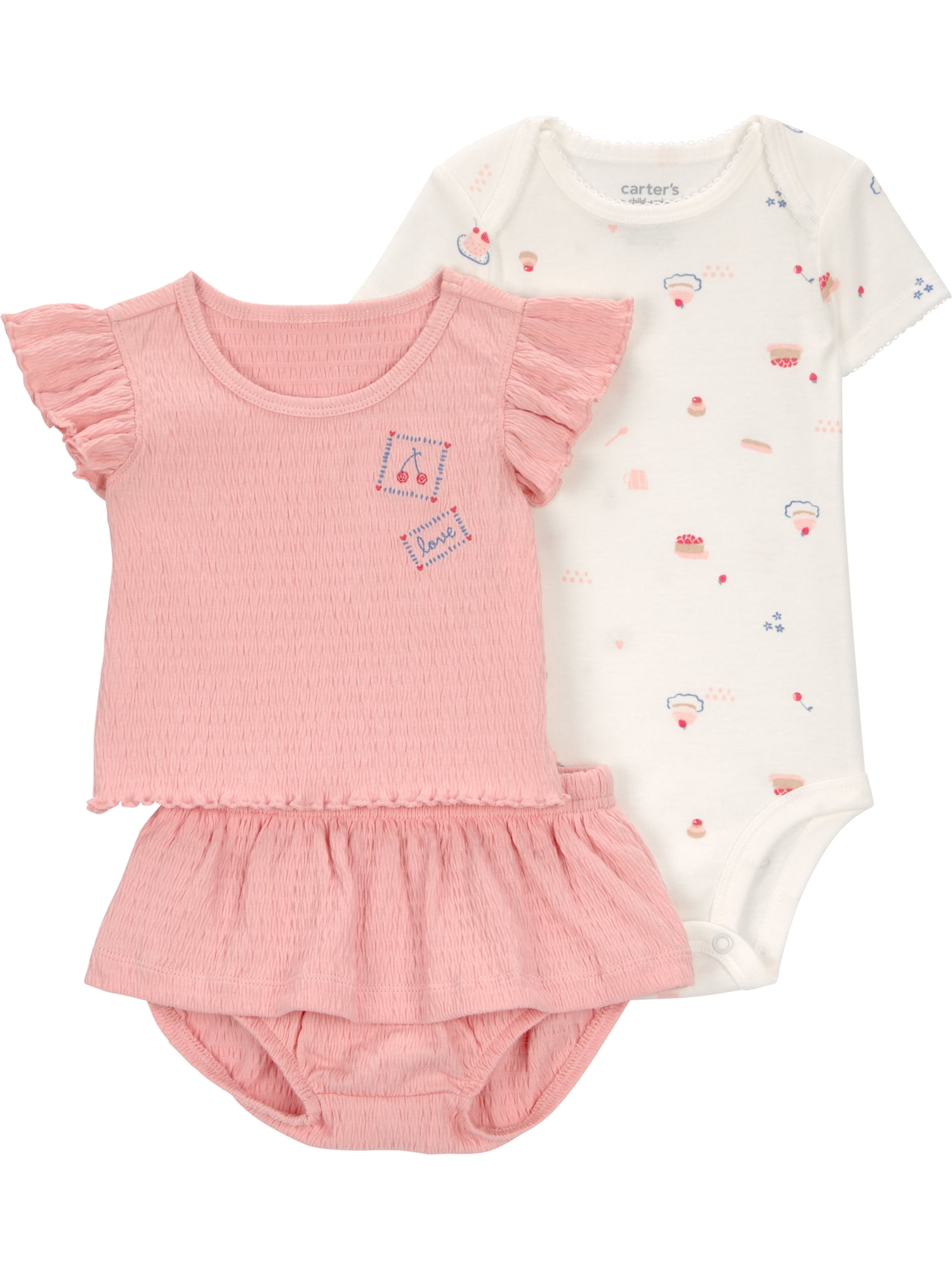 Carter's Child of Mine Baby Outfit Sets, 3-Piece, Sizes 0/3-24 Months ...