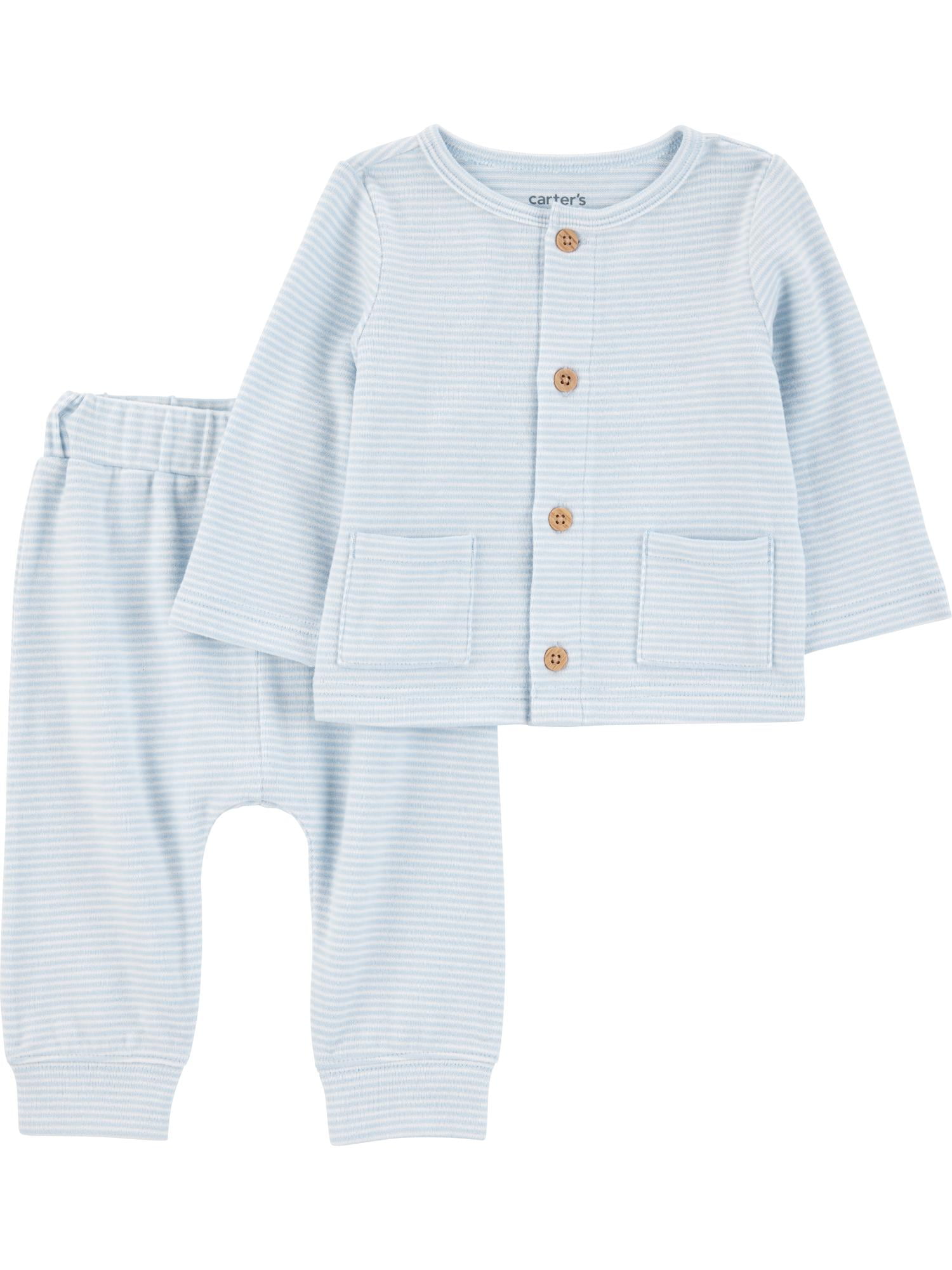 Carters Baby Plush Outfit Set - 2-Piece Jersey Set - Walmart.com