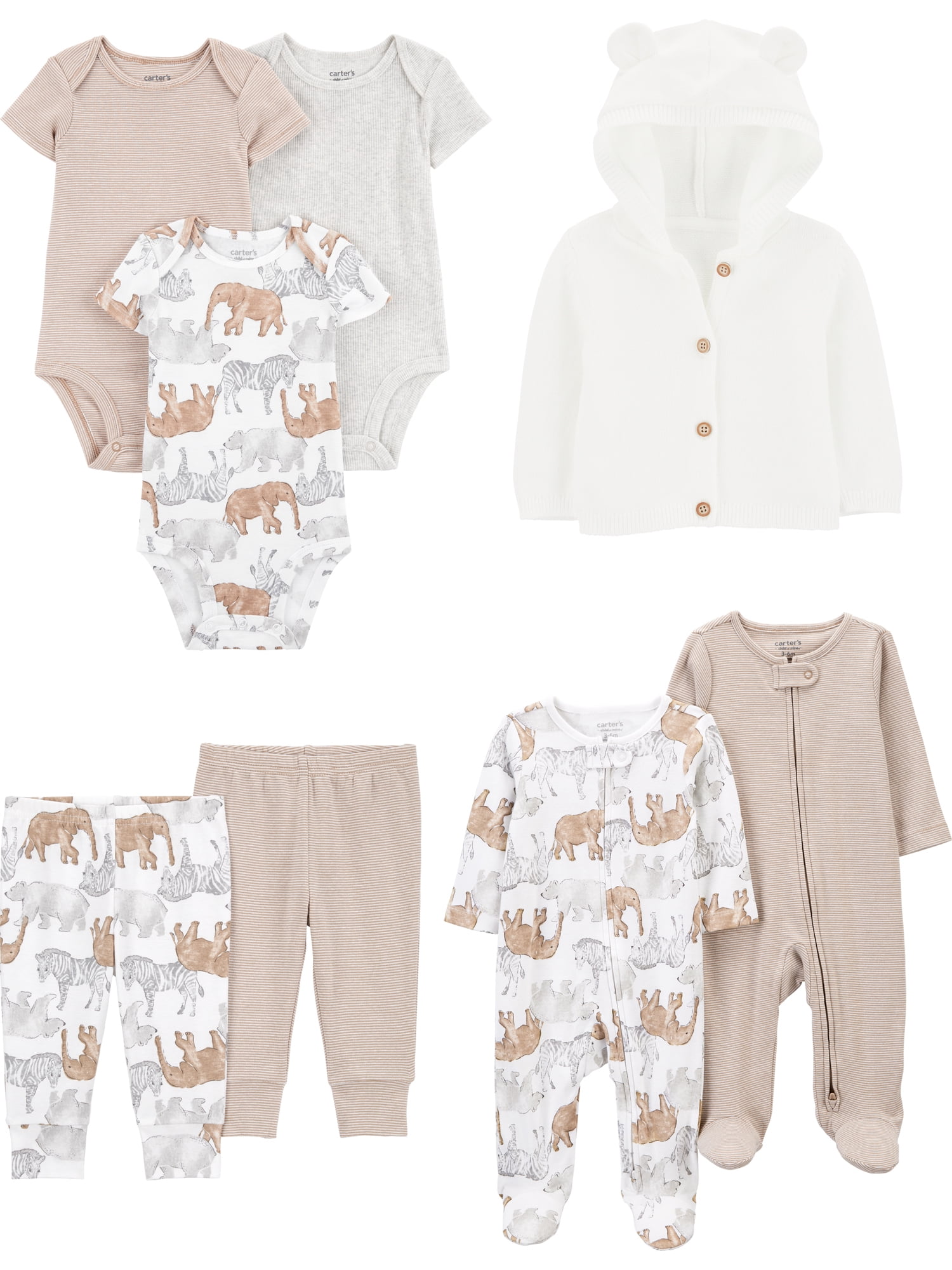 Free Shipping! Carter's Child of Mine Baby Basics 8-Piece Outfit Set ...