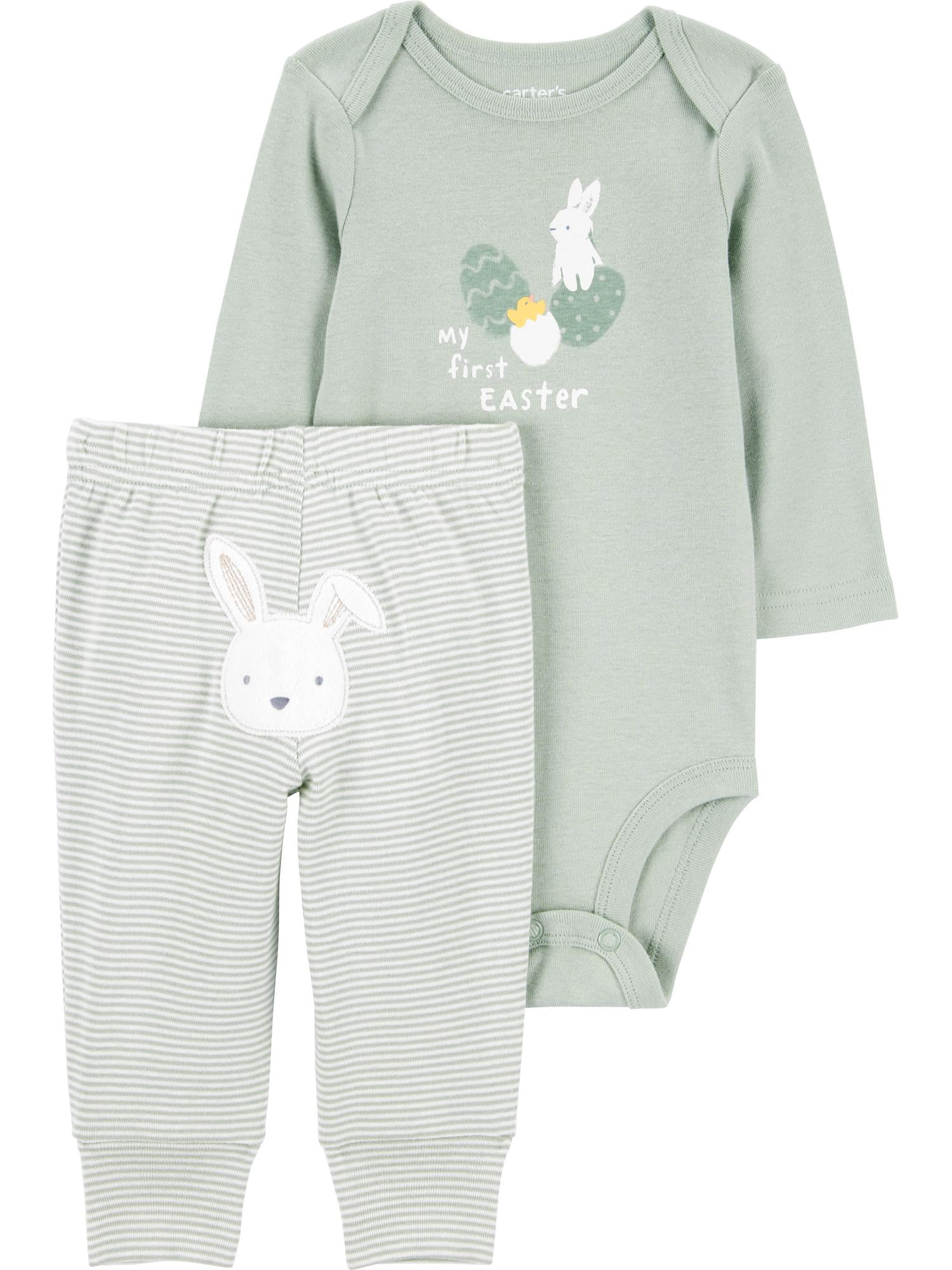 Carter's Child of Mine Baby Easter Outfit Set, 2-Piece, Preemie-12 ...