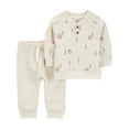 Carters 2-Piece Outfit Set - Quilted Sweatsuit for Babies - Walmart.com