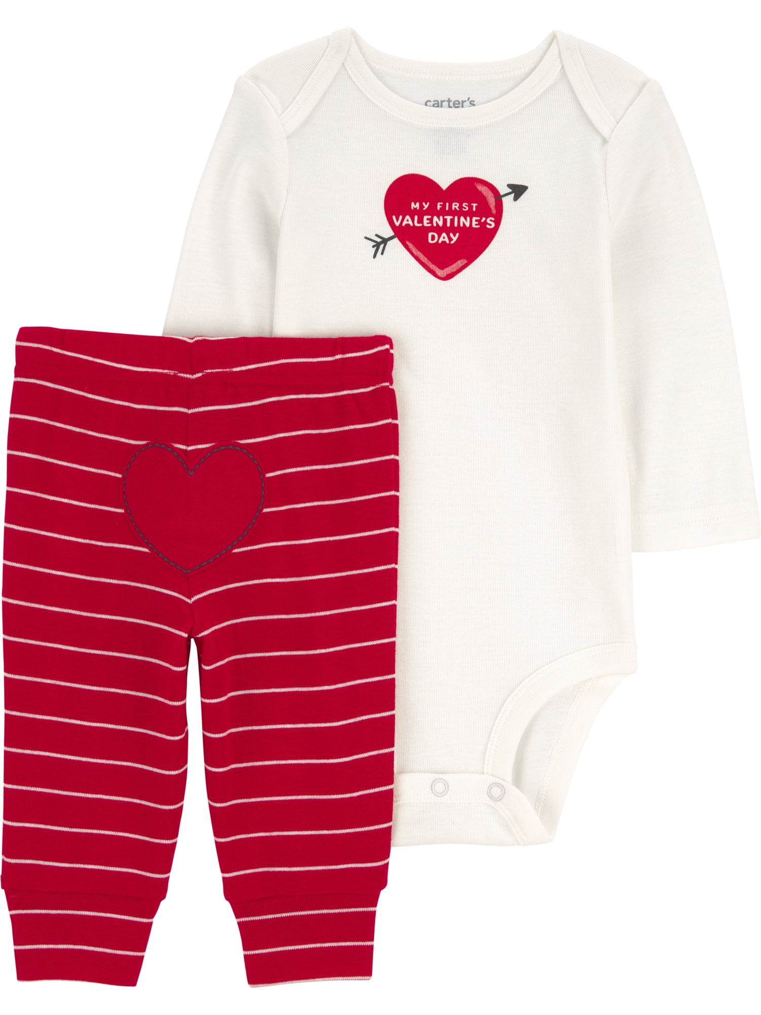 Carter's Child of Mine Baby Valentine's Outfit Set, Sizes Newborn-12 ...