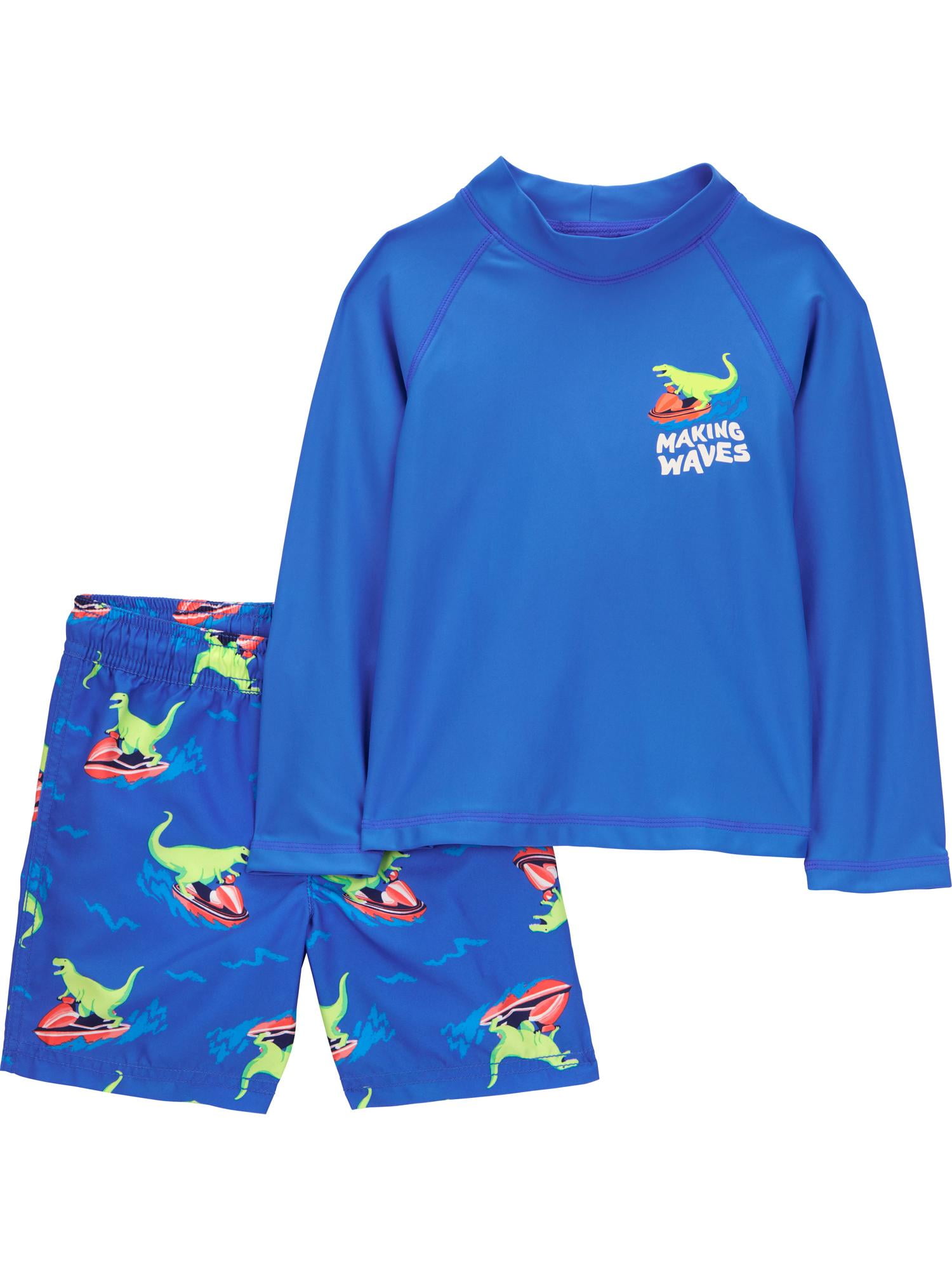 Carter’s Child of Mine Baby and Toddler Boy Two-Piece Rash Guard Set ...