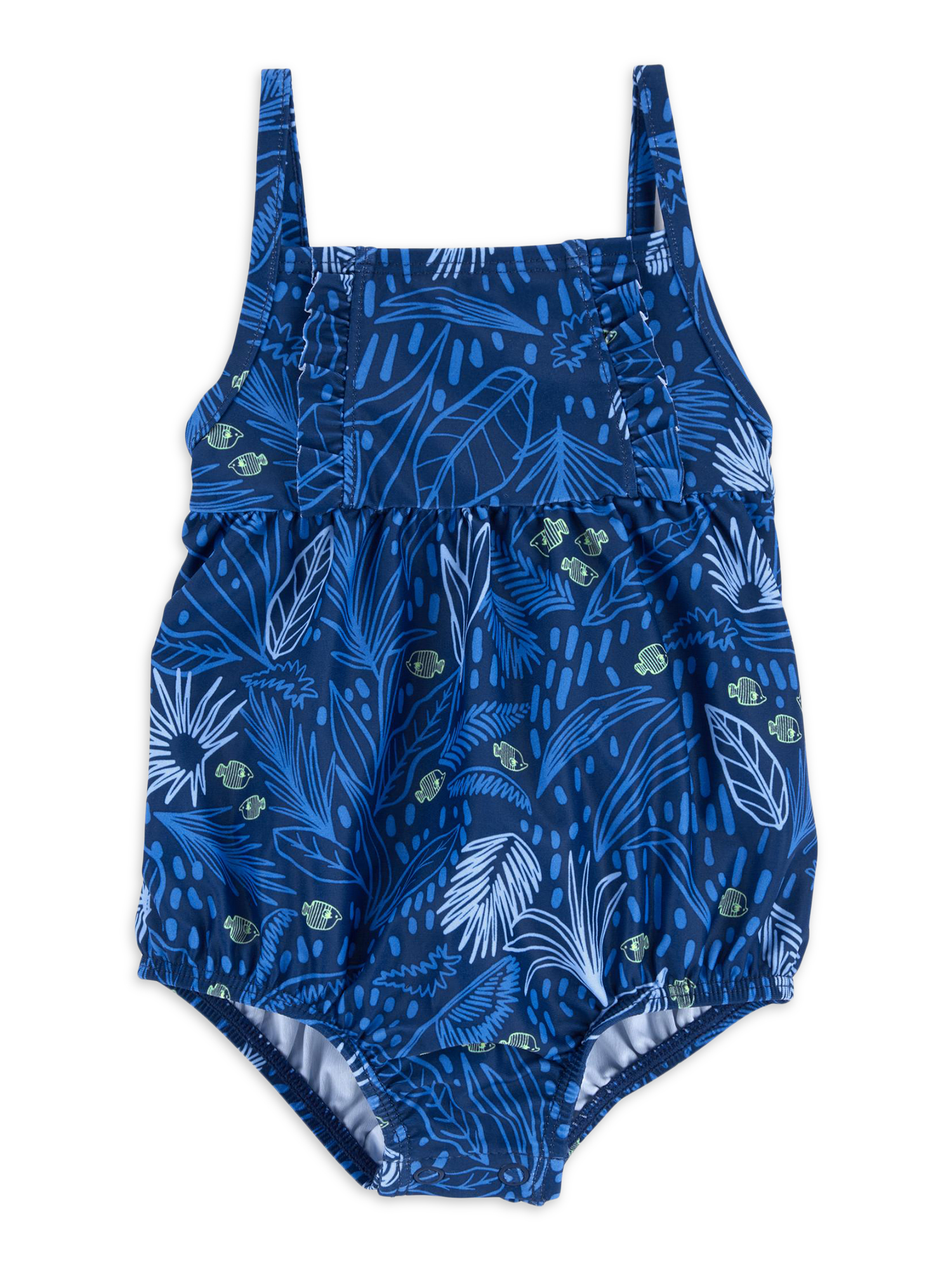 Wonder Nation Toddler Girl One-Piece Swimsuit, Sizes 12M-5T - Walmart.com