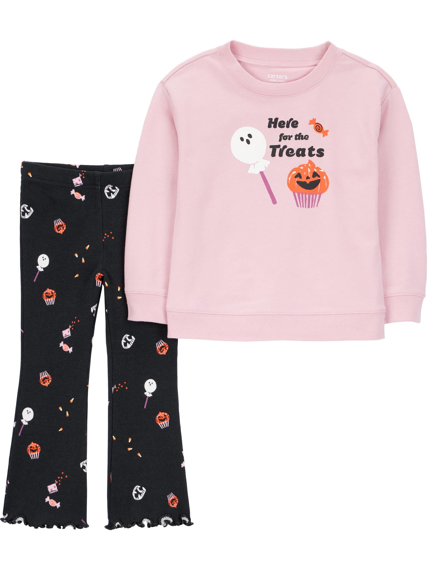 Carter's Child of Mine Baby and Toddler Girl Halloween Outfit Set, 2-Piece, Sizes 0/3M-5T ...