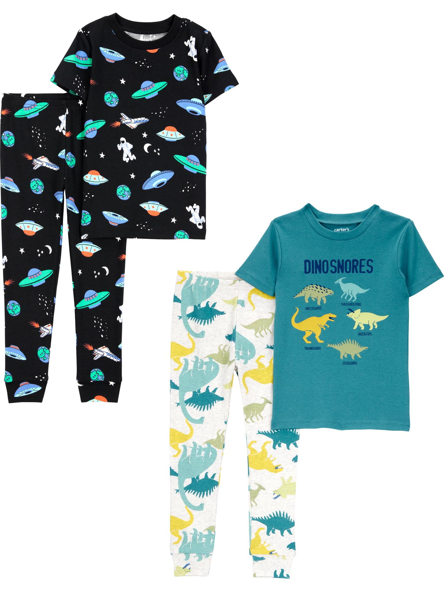 Carter's Child of Mine Baby and Toddler Pajama Set, 2-Pack, 4-Piece ...