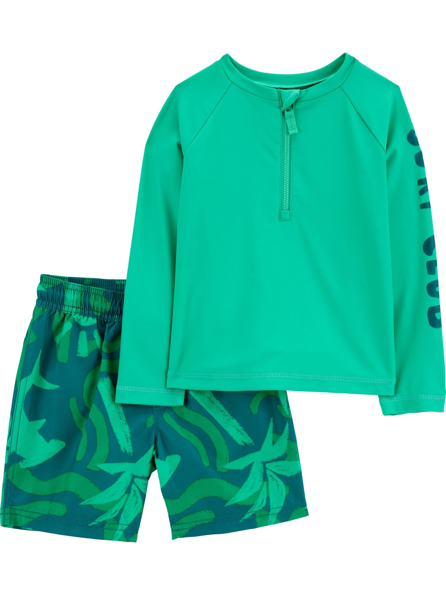 Carter’s Child of Mine Baby and Toddler Boy Two-Piece Rash Guard Set ...