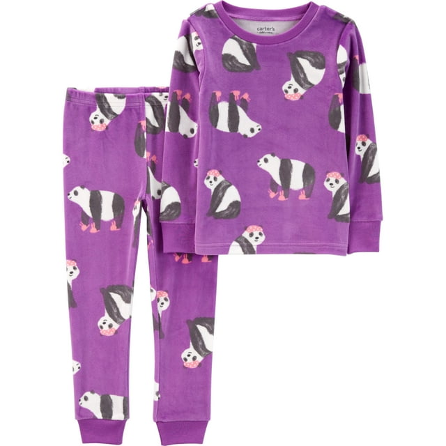 Carter's Child of Mine Toddler Cozy Pajama Set, 2-Piece, Sizes 12M-5T ...