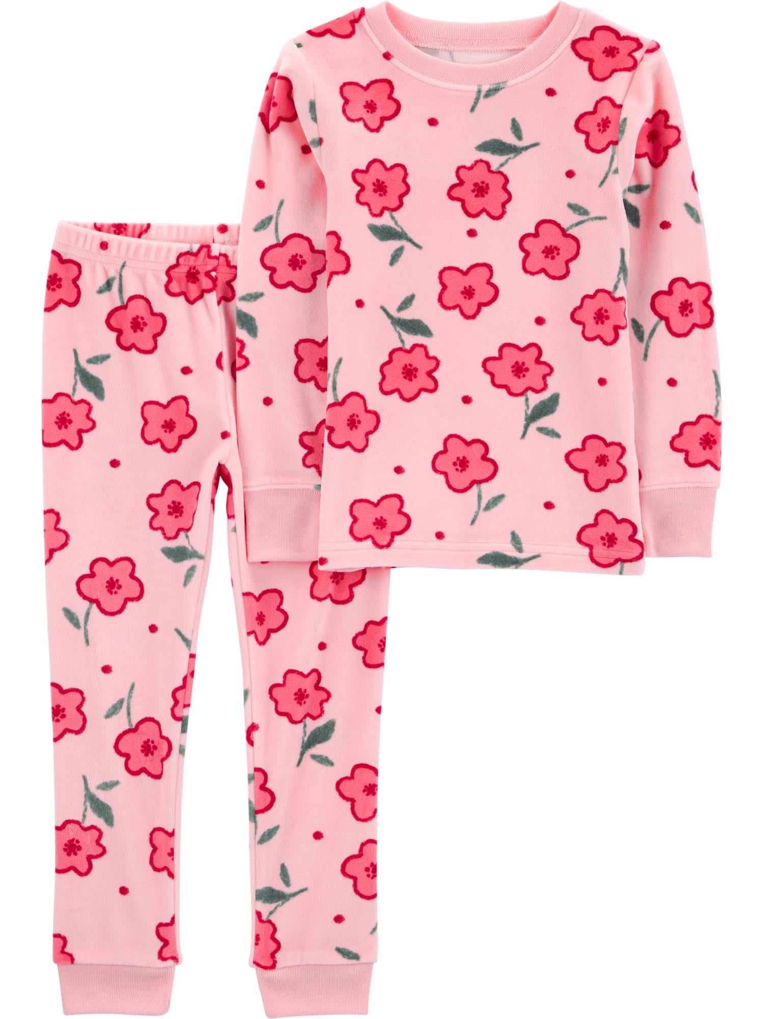 Carter's Child of Mine Toddler Cozy Pajama Set, 2-Piece, Sizes 12M-5T ...