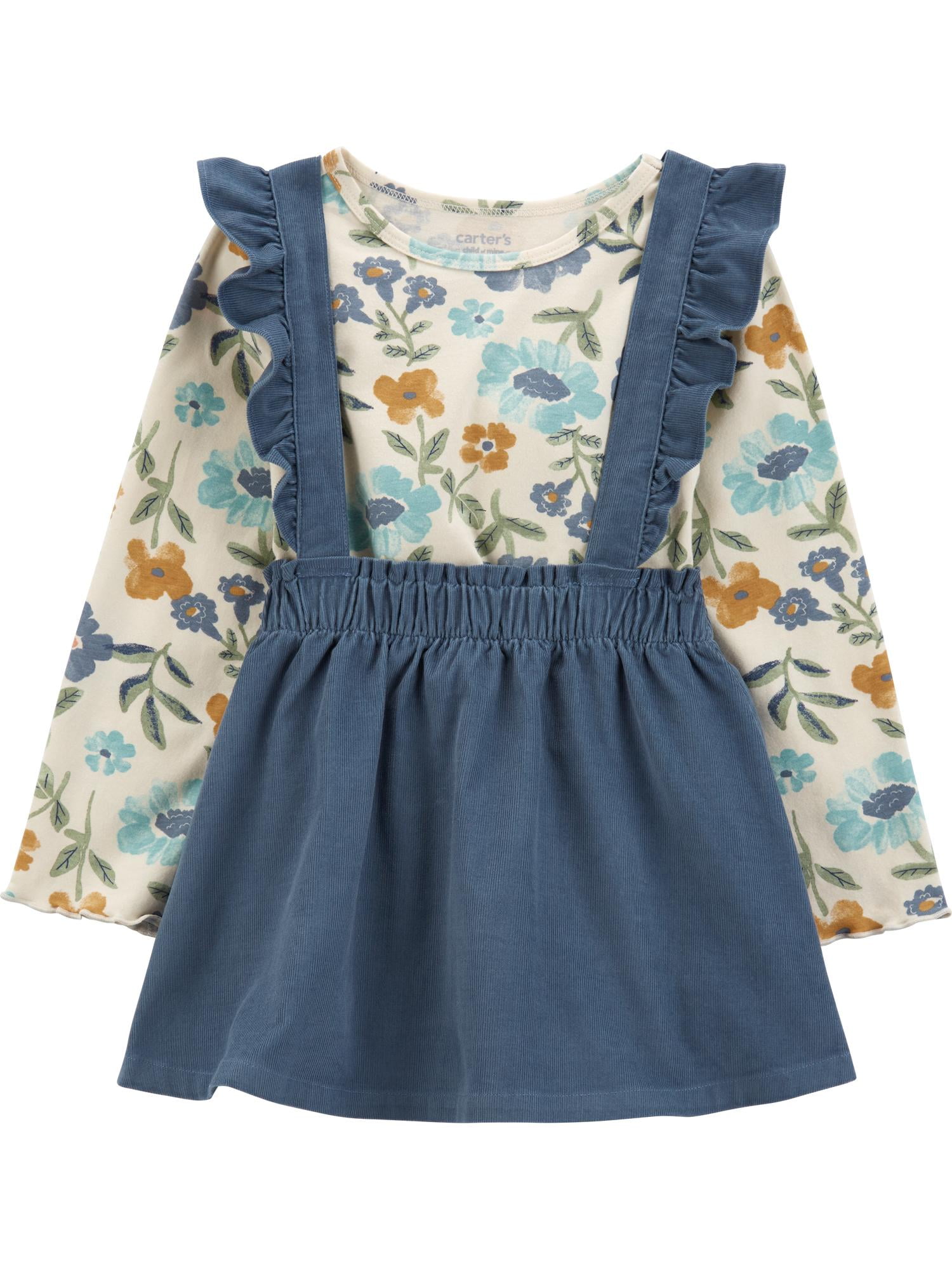 Carter's Child of Mine Toddler Girl Dress, 2-Piece, Sizes 12M-5T ...