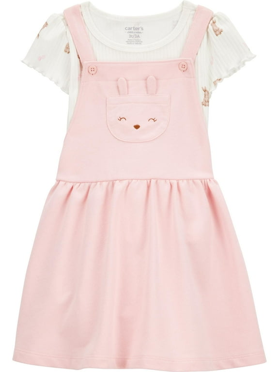 Carter's Child of Mine Toddler Girl Dress, 2-Piece, Sizes 12M-5T ...