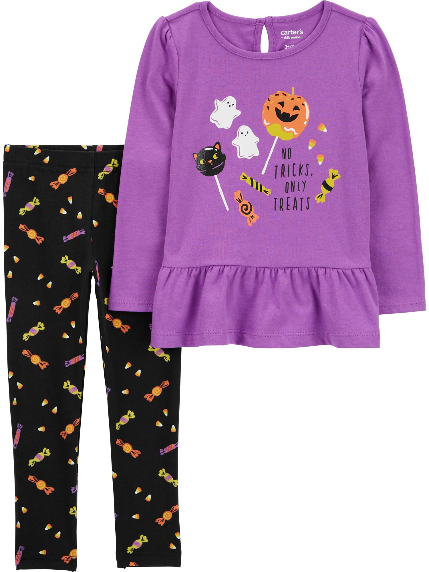 Carter's Child of Mine Toddler Girl Halloween Outfit Set, 2-Piece, Sizes 12M-5T - Walmart.com