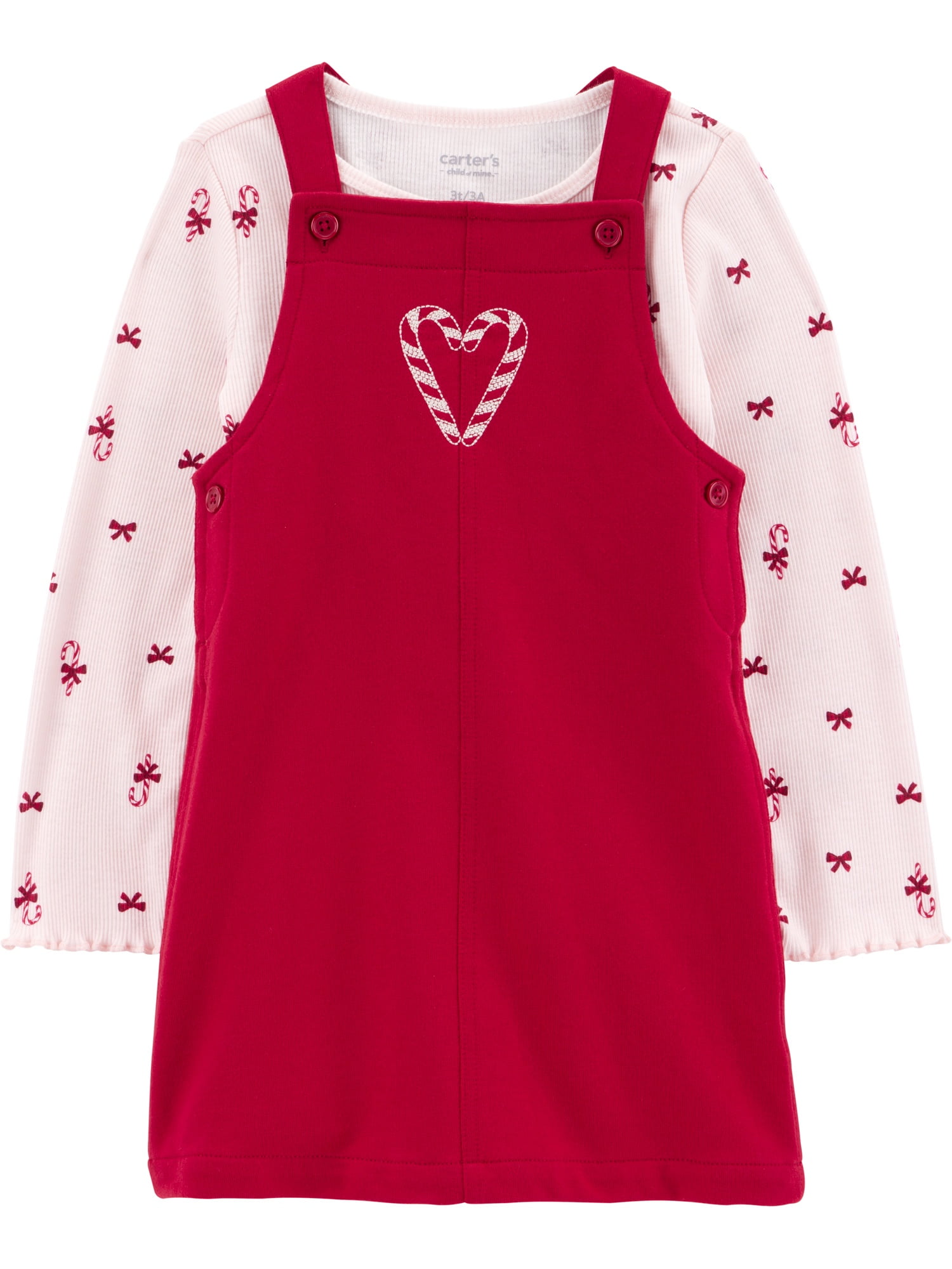 Carter's Child of Mine Toddler Girl Holiday Dress Set, 2-Piece, Sizes ...