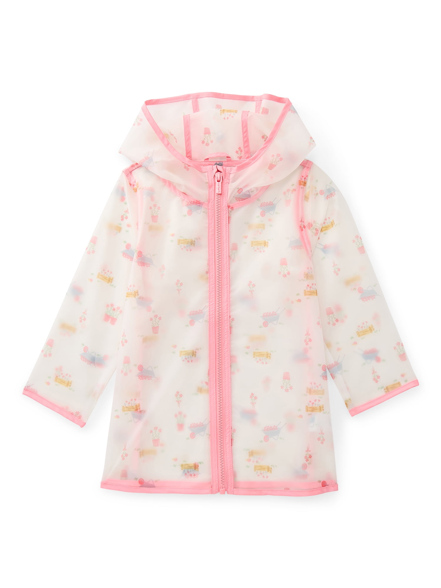 Carter's Child of Mine Toddler Clear Rain Jacket with Hood, Sizes 12M ...