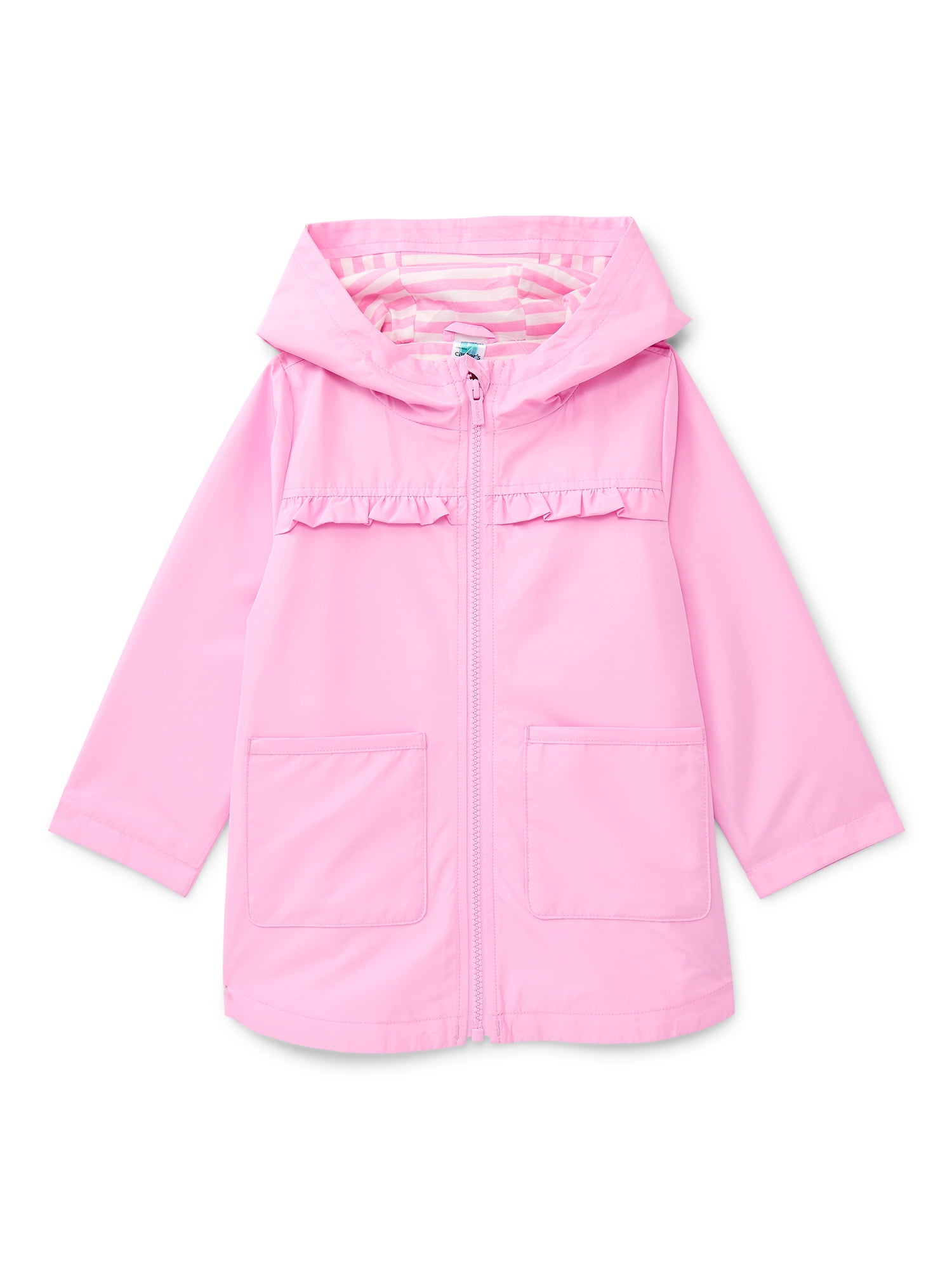Carter's Child of Mine Toddler Girl Print Rain Jacket with Hood, Sizes ...