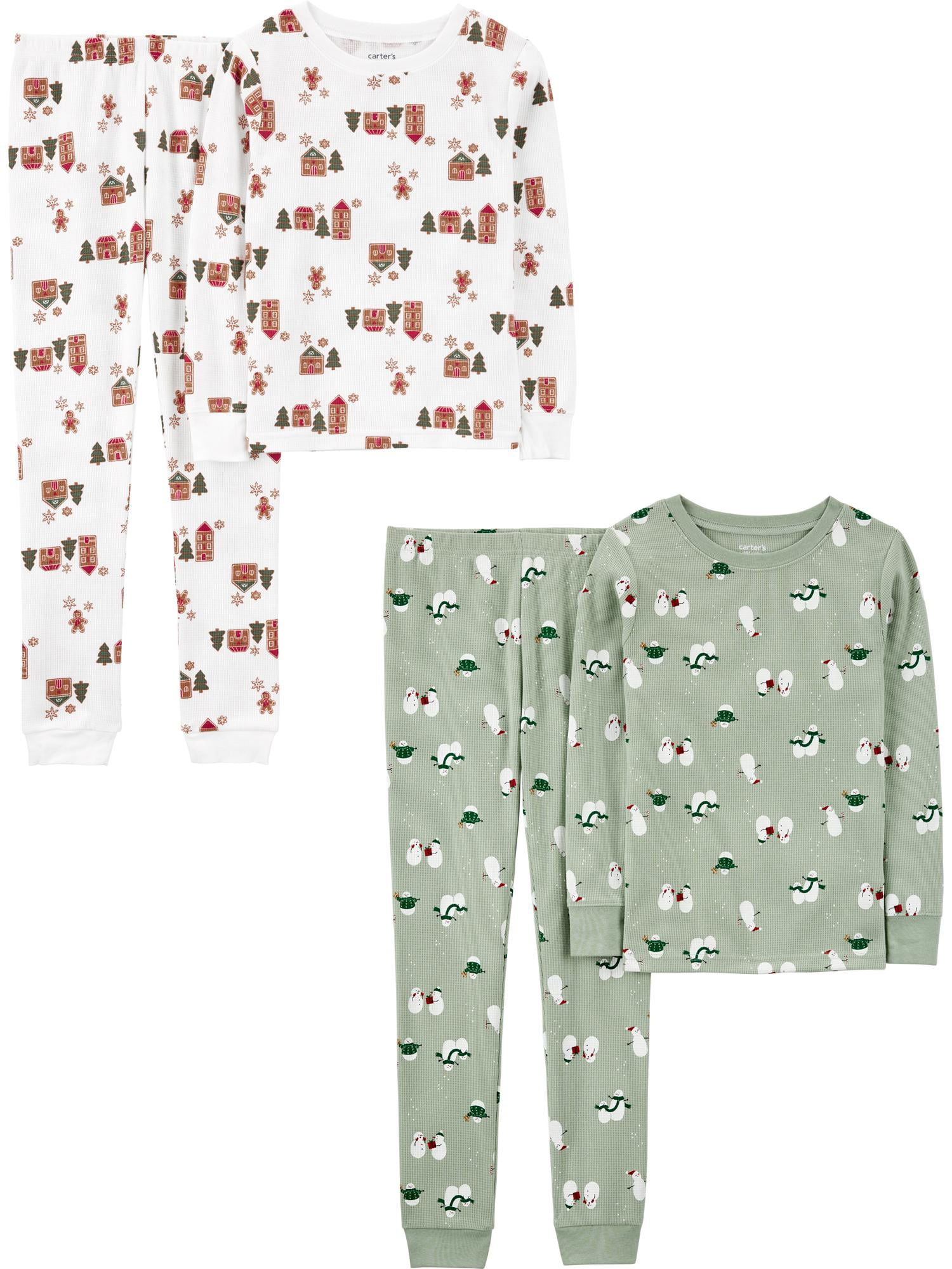 Carter's Child of Mine Toddler & Kids Holiday Pajama Set, 2-Pack, 4 ...