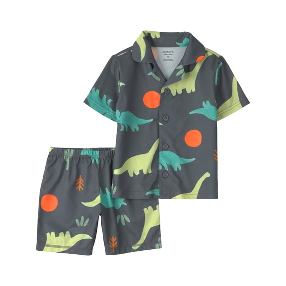 Carter's Child of Mine Baby and Toddler Halloween Pajama Shorts Set, 2 ...