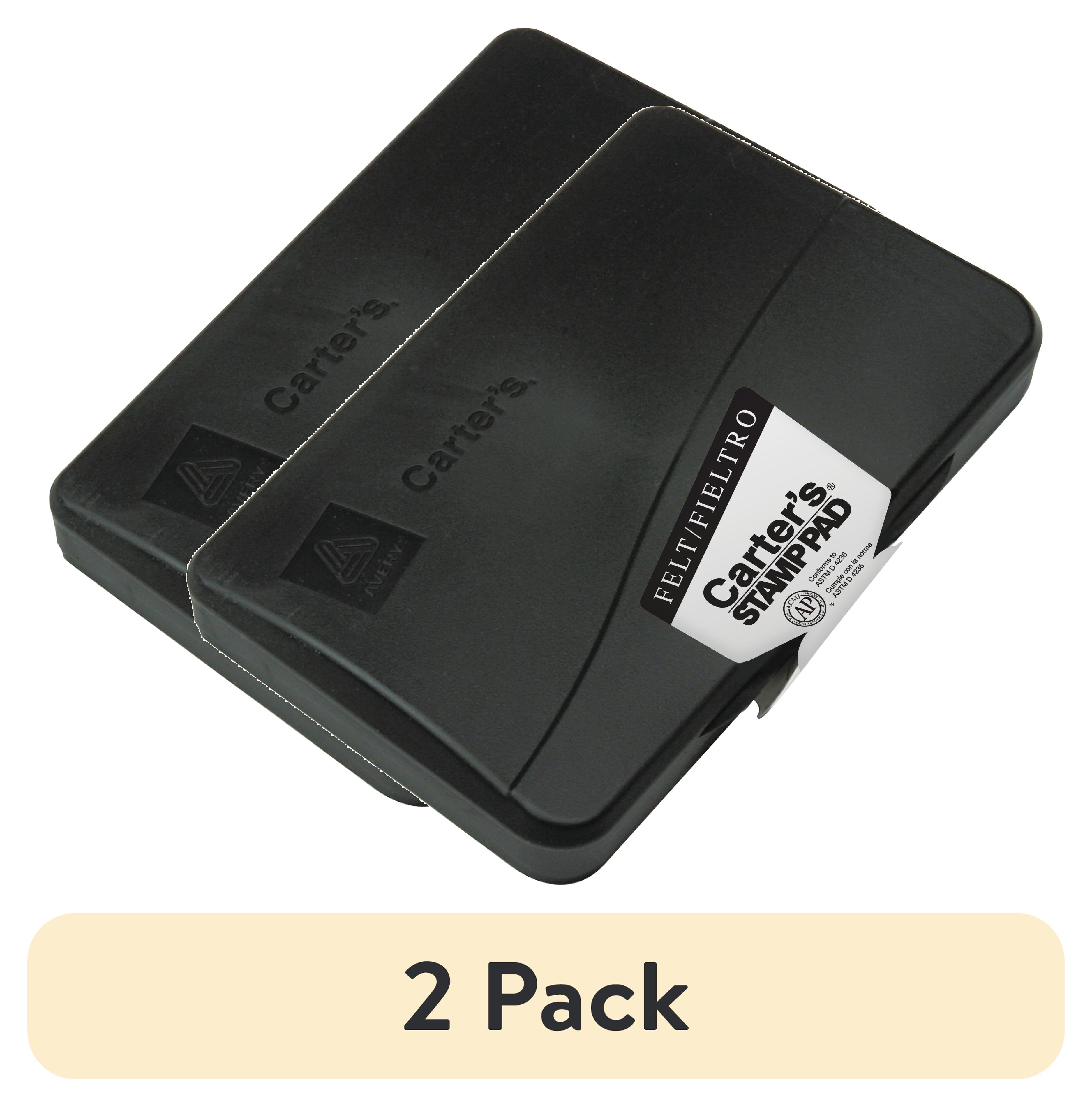 (2 pack) Carter's Felt Black Pad, 3.15" x 6.12" (21082) - Walmart.com