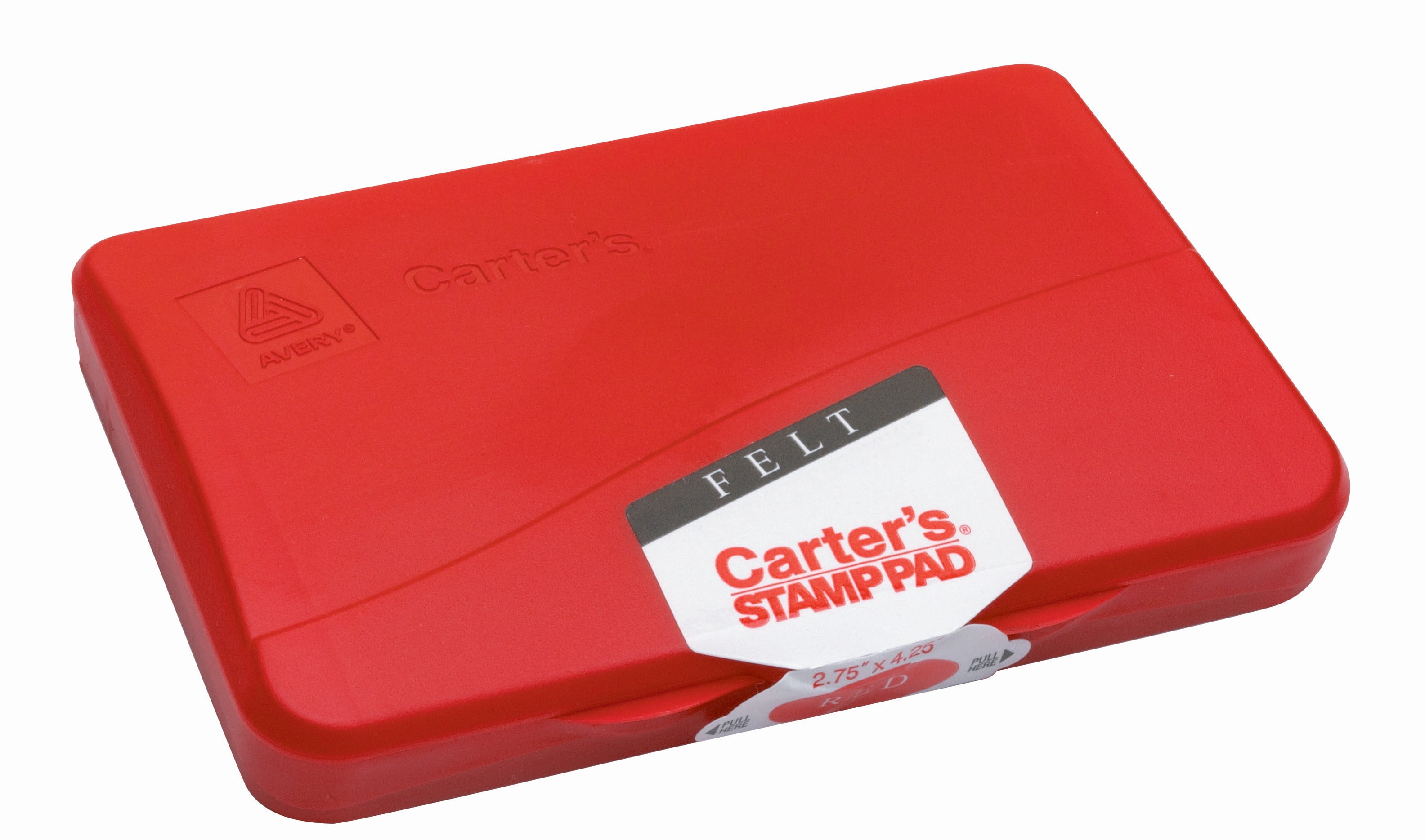 Carter's Felt Stamp Pads, 2-3/4" x 4-1/4", Red, (21071) - Walmart.com