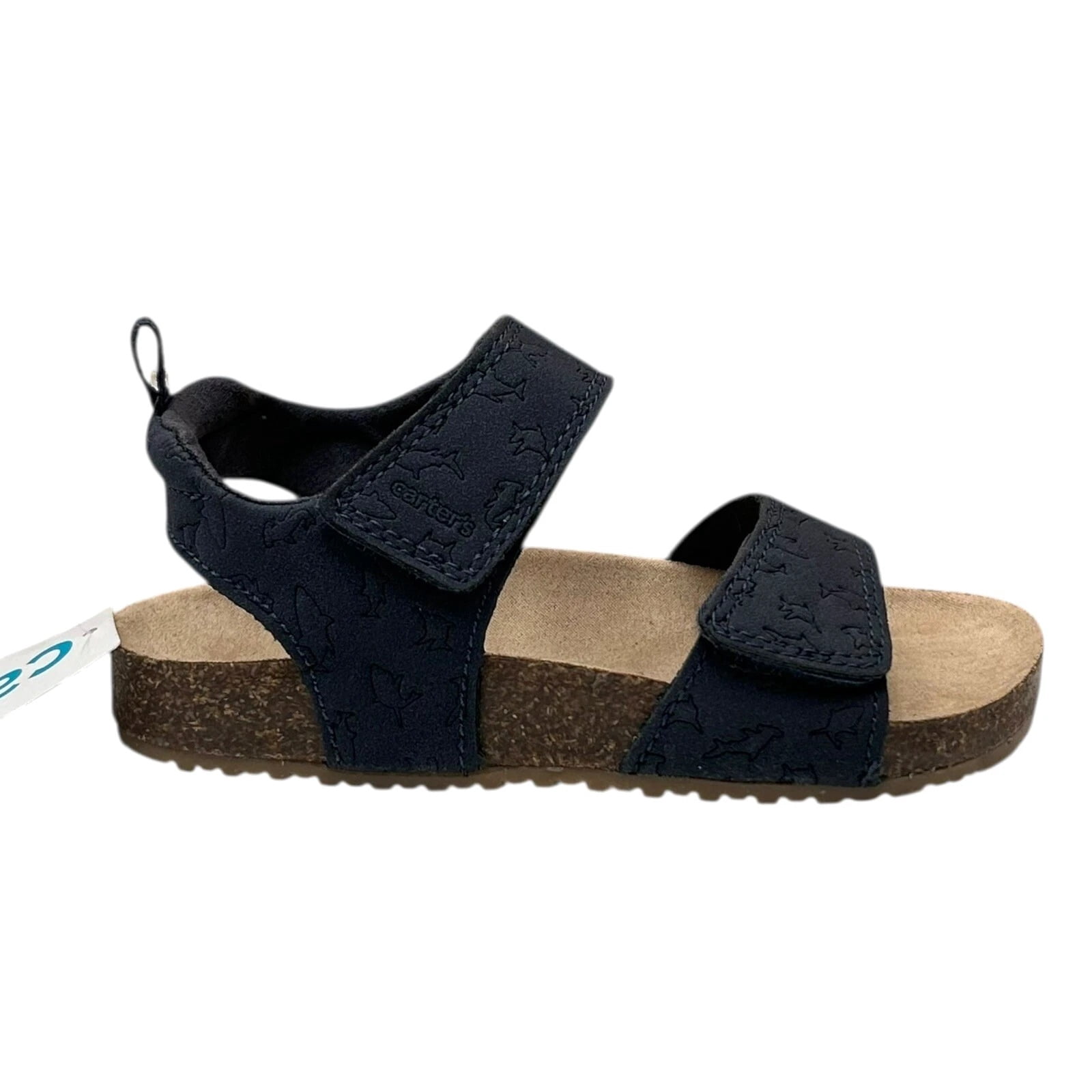 Carter's Toddler Boys Slip-on Sandals Size 7 Navy Blue Adjustable ...