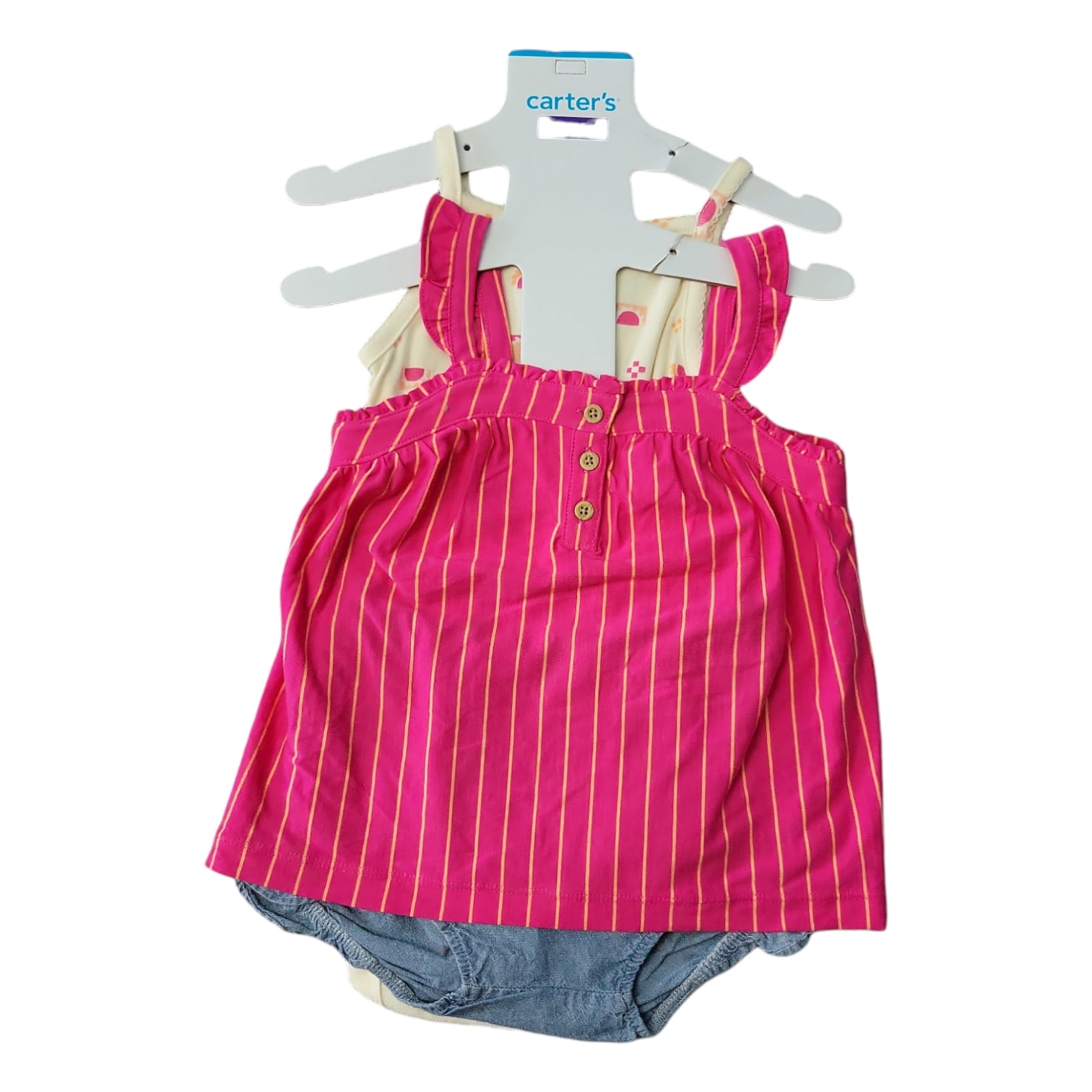 Carter's Infant/Toddler Girl's 2 Piece Dress and Romper Outfit Set ...