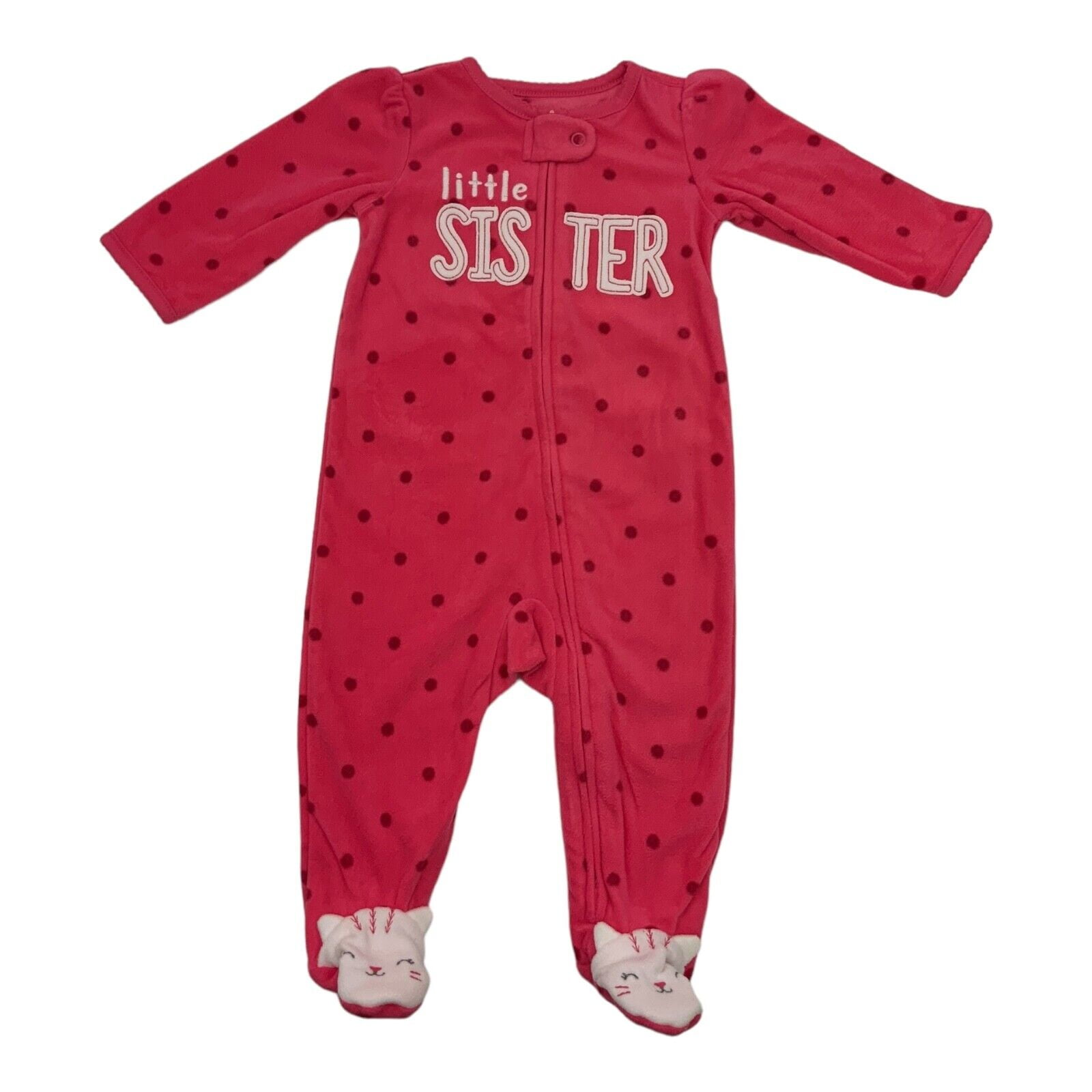 Carter's Just One You Baby Girls' Little Sister Footed Pajama, Rose ...