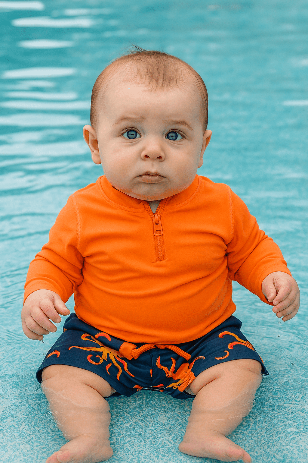 Carter's Just One You Rash Guard Octopus Swimsuit Set Baby Boys UPF 50 ...