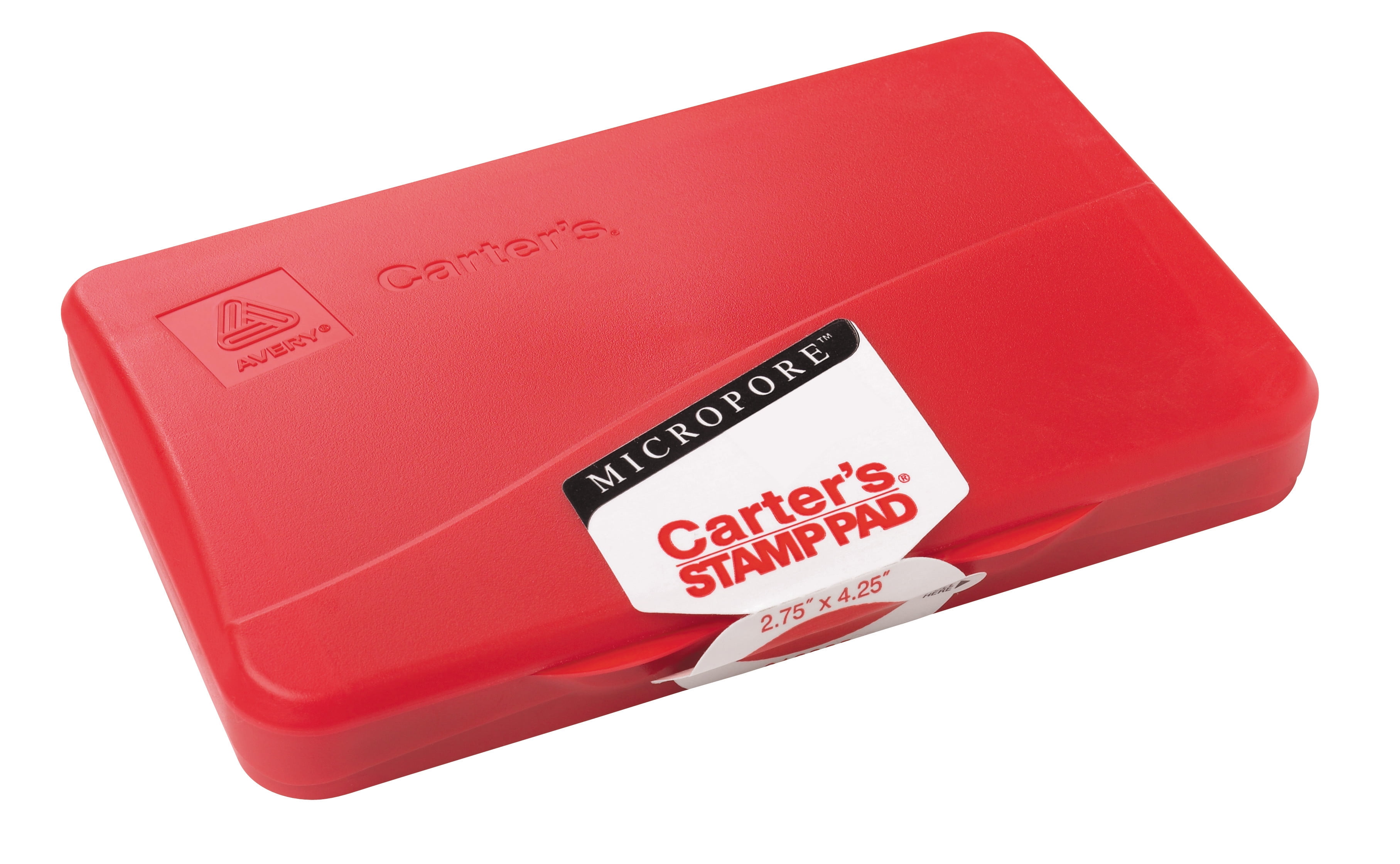 Carter's Micropore Stamp Pad, 2-3/4" x 4-1/4", Red (21271) - Walmart.com