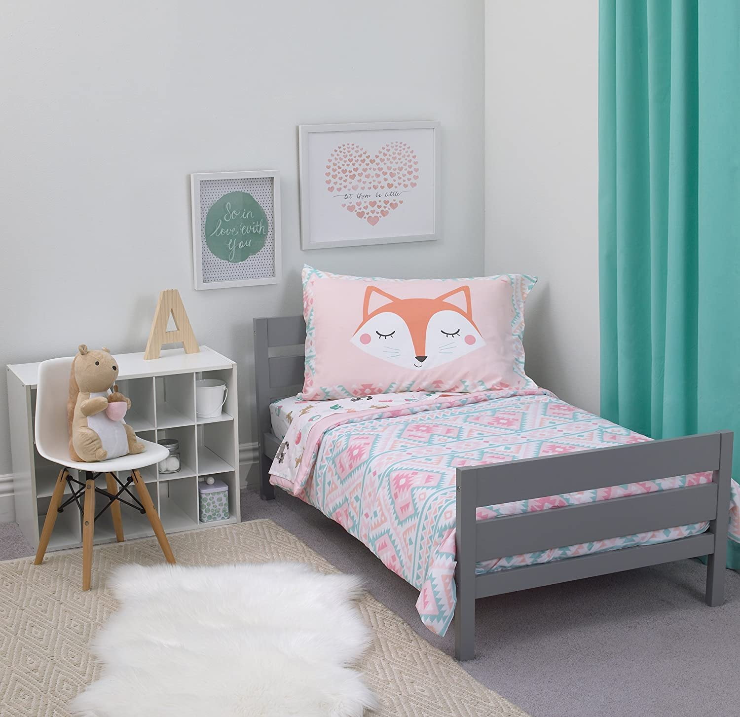 Carter's Aztec Girl 4-Piece Toddler Bedding Set with Crib Baby ...