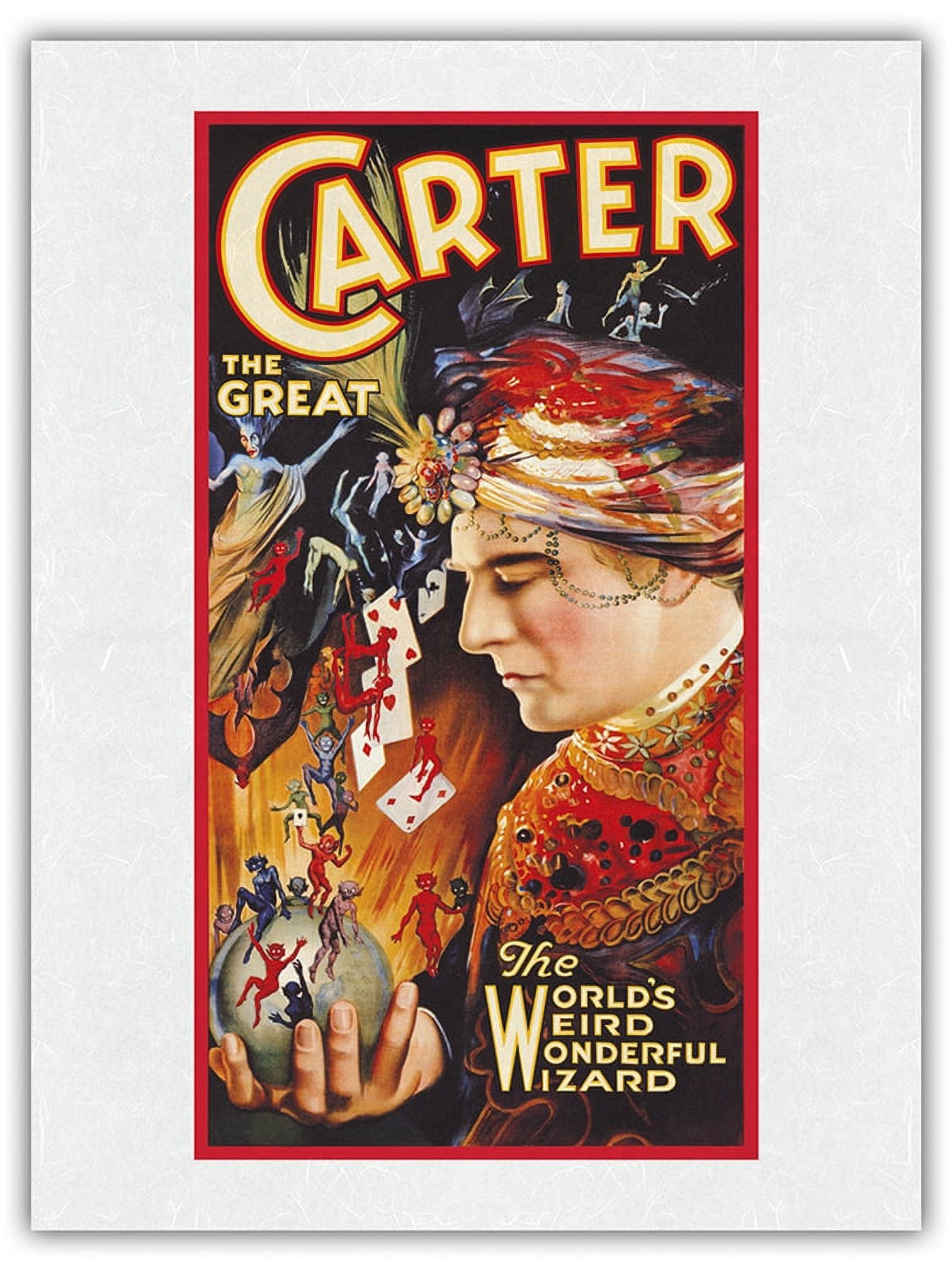 Carter the Great - The World’s Weird Wonderful Wizard - Vintage Magic ...