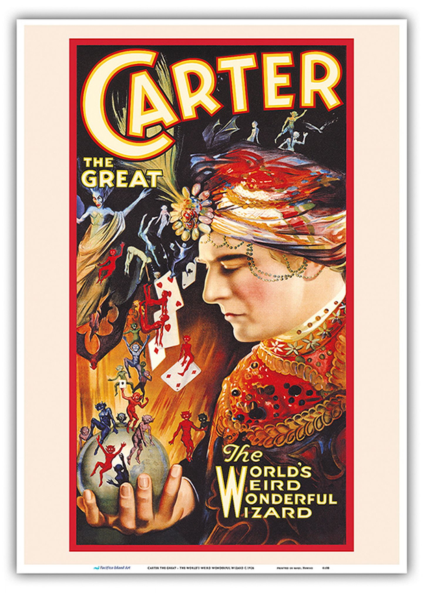 Carter the Great - The World’s Weird Wonderful Wizard - Vintage Magic ...