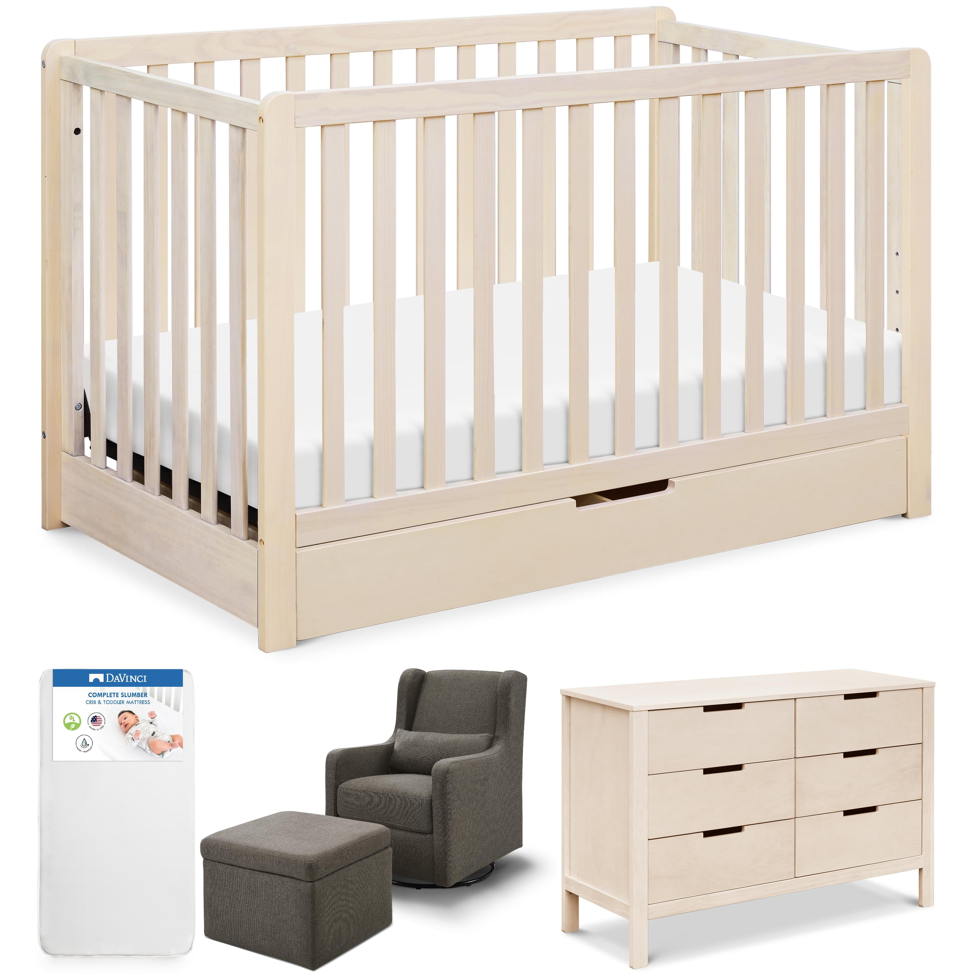 Carters by DaVinci Colby 4 in 1 Convertible Crib with Trundle Drawer ...