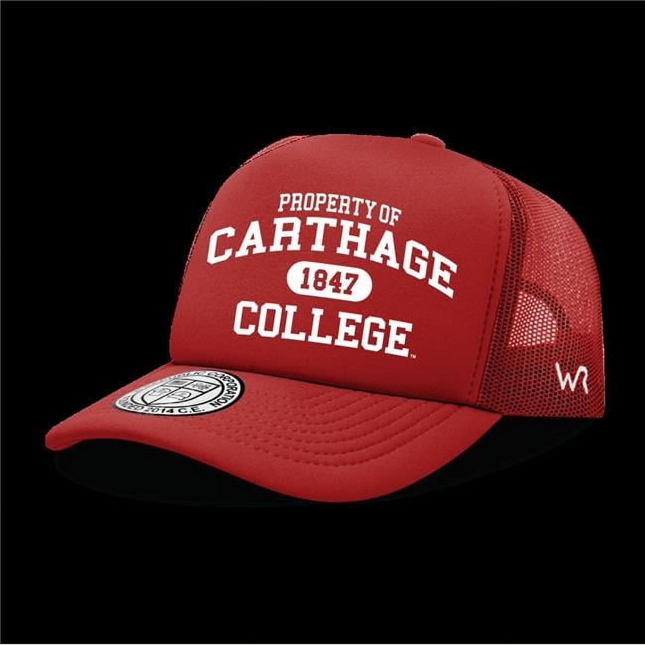 Carthage College Firebirds Property of College Caps, Red - Walmart ...
