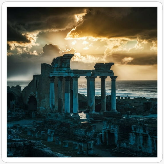 Carthage,Tunisia Sticker Phone Decal Water Bottle Stickers Car Decals ...