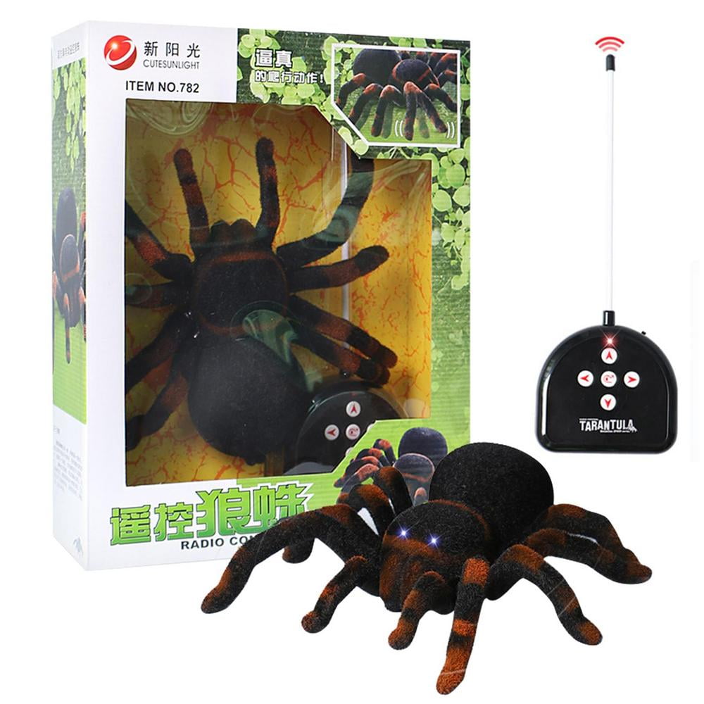 Cartinbon Electric Spider Toy Scary Spider Remote Control Toy For Kids ...