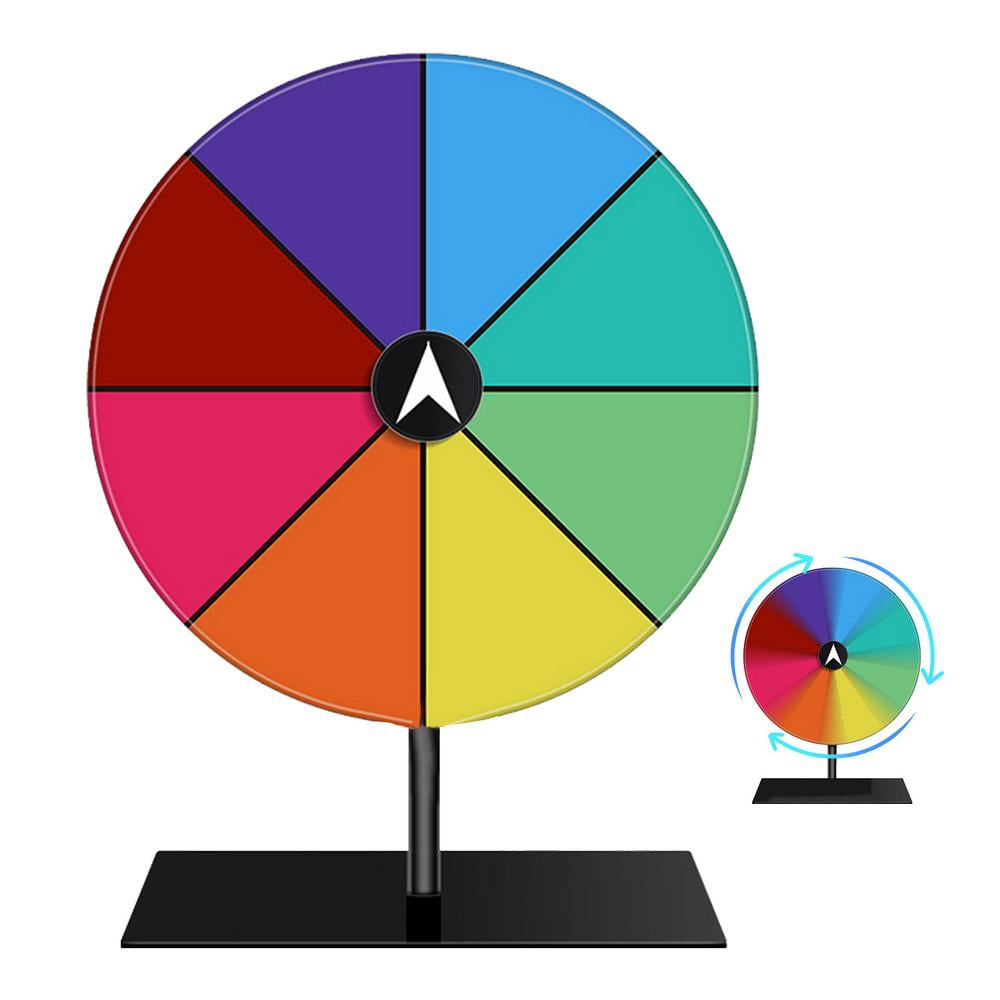 Cartinbon Spin Wheel Dry Erase Spin Wheel Spinner Game Color Roulette ...
